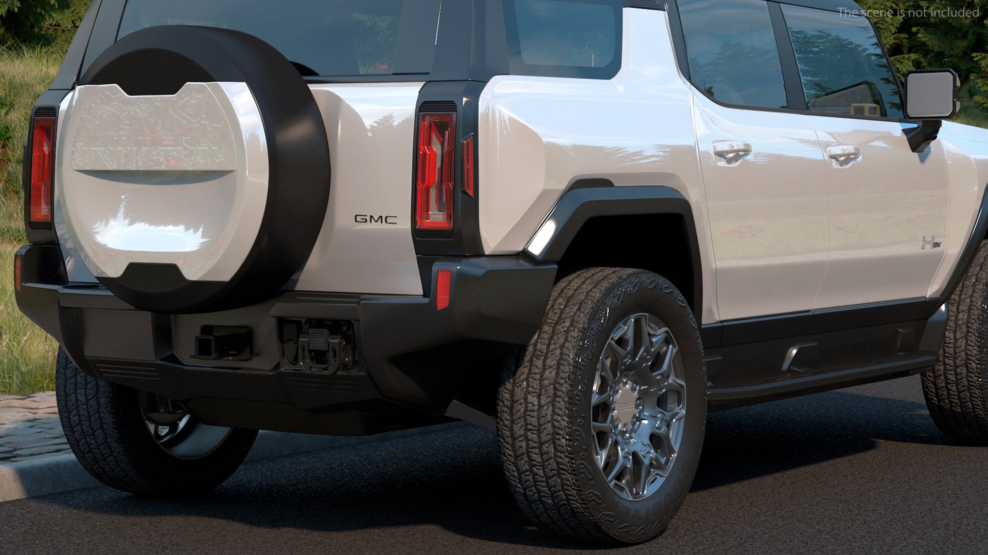 3D GMC Hummer EV SUV White - TurboSquid 1905359