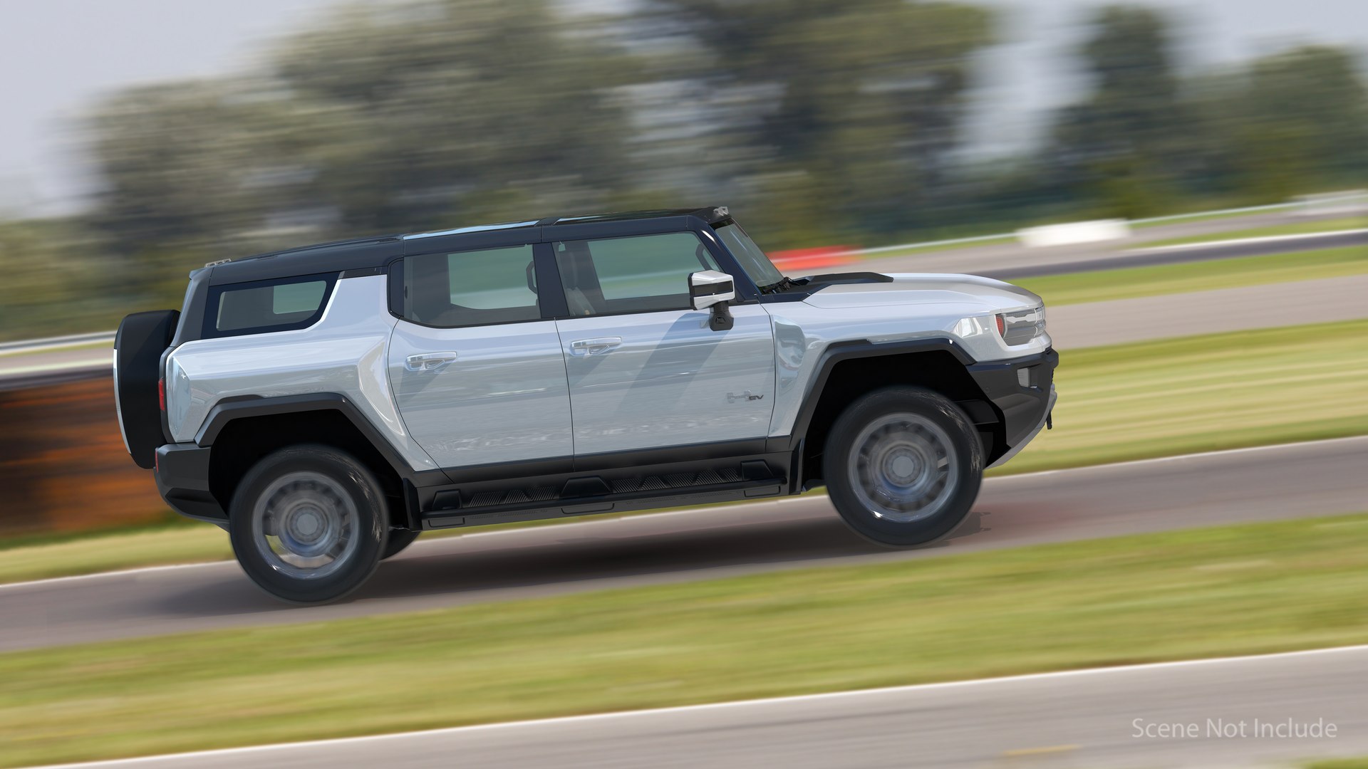 3D GMC Hummer EV SUV White - TurboSquid 1905359