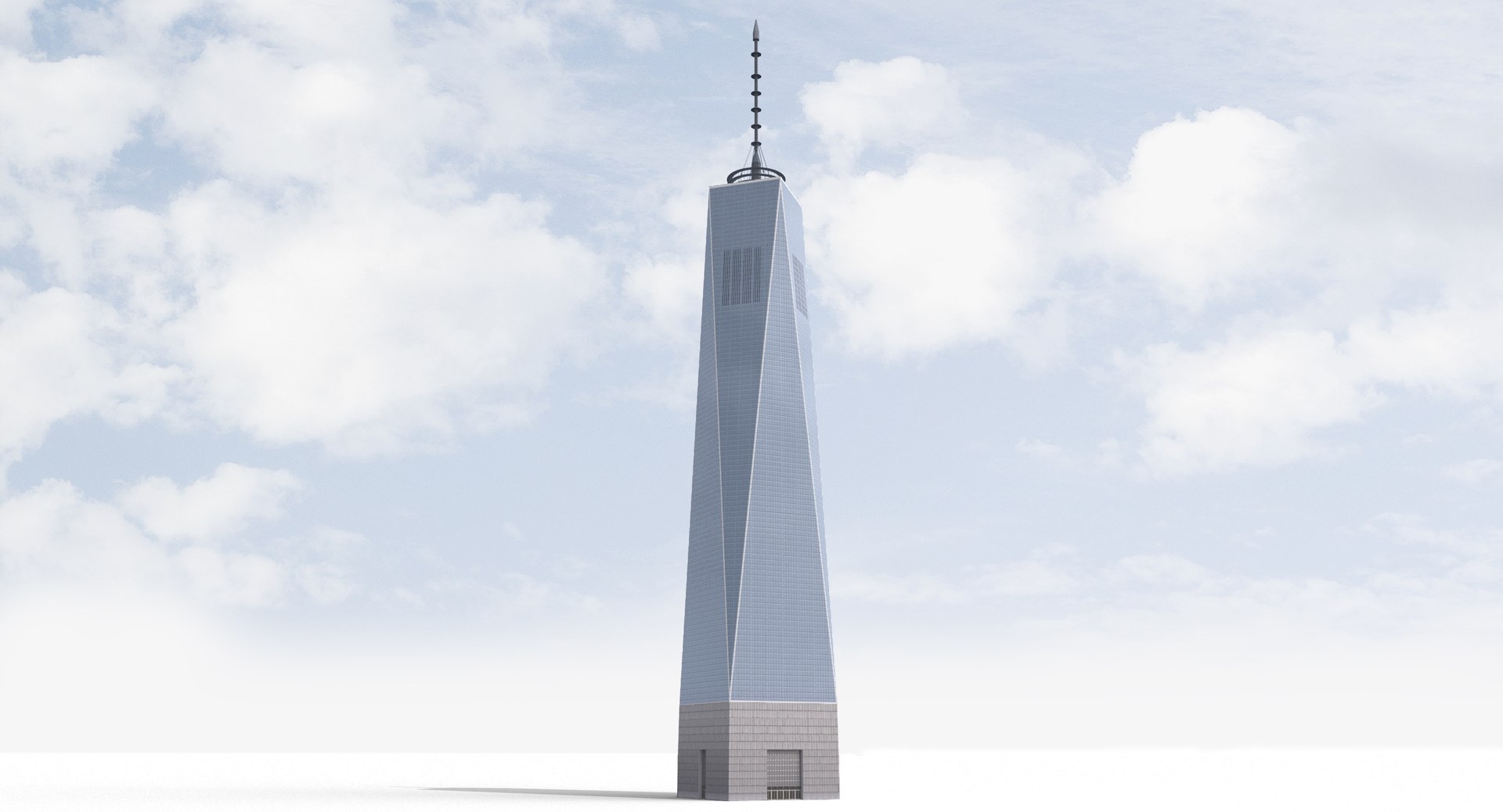 3d Freedom Tower Building Model