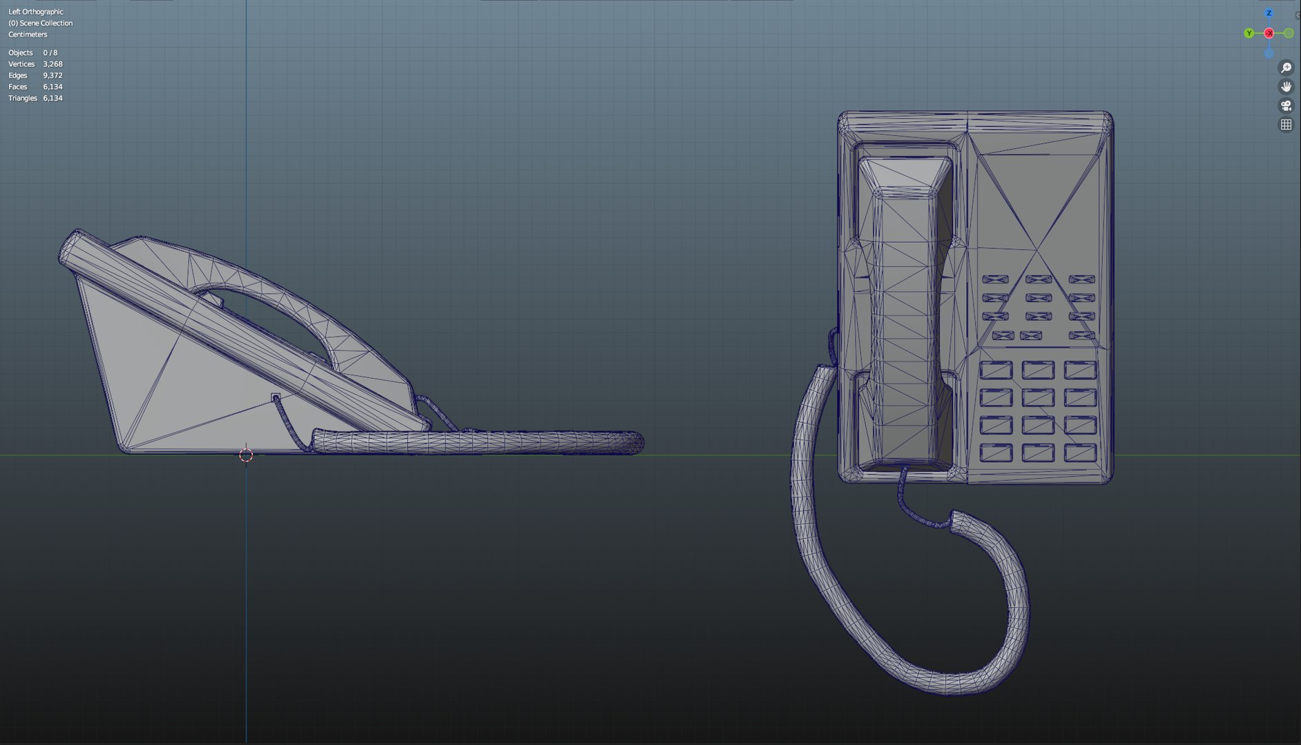 Office Basic Telephone White Color Low-poly 3D Model - TurboSquid 2231937
