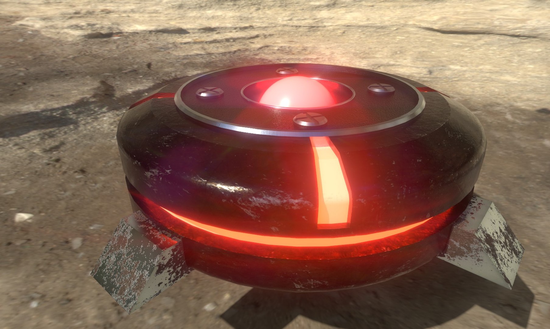 3D Proximity Land Mines Model - TurboSquid 1265367