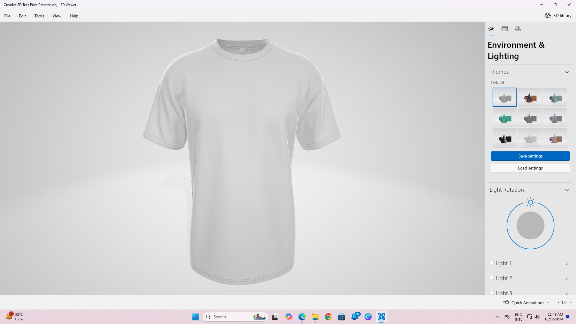 3D Creative 3D Tees Print Patterns - TurboSquid 2291446