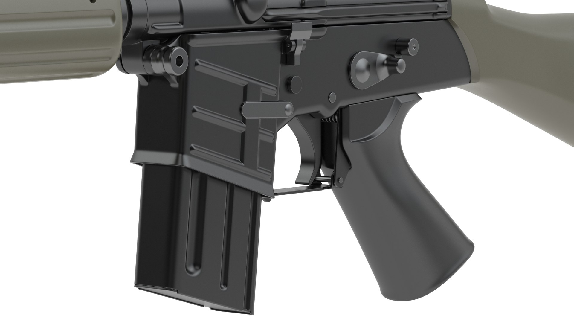 FN CAL Model - TurboSquid 1754636