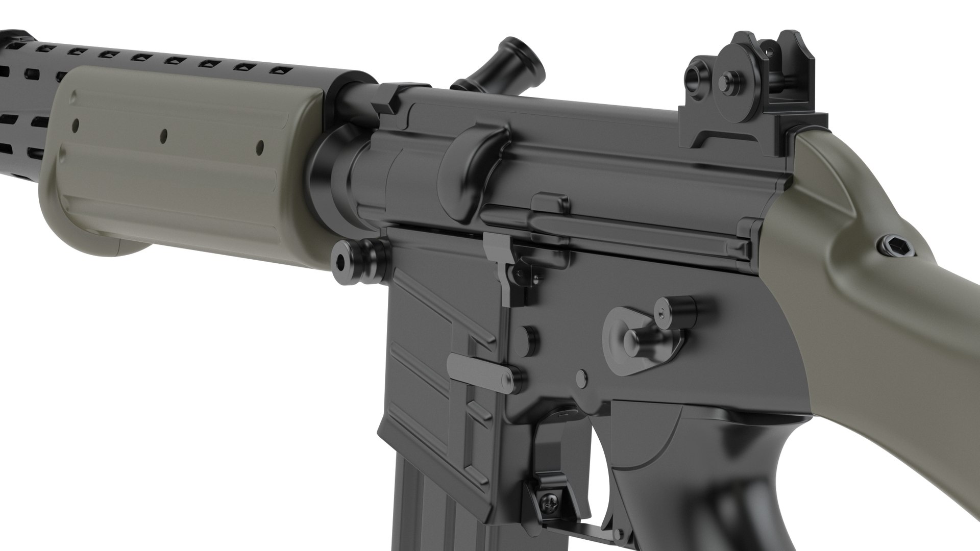 FN CAL Model - TurboSquid 1754636