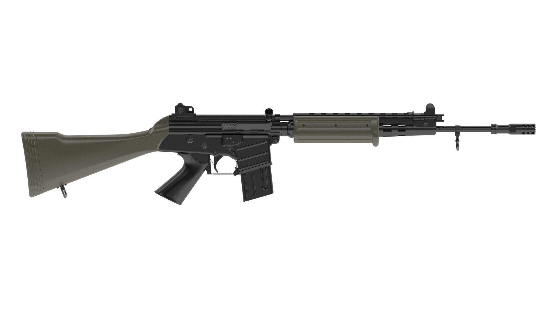 FN CAL Model - TurboSquid 1754636