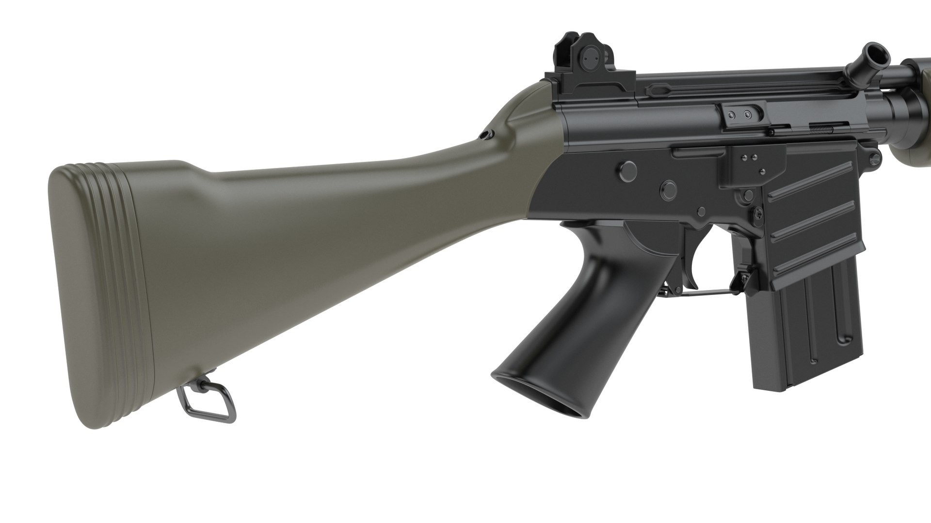 FN CAL Model - TurboSquid 1754636