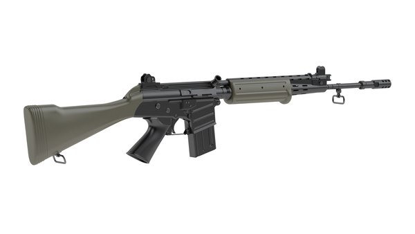 FN CAL model - TurboSquid 1754636