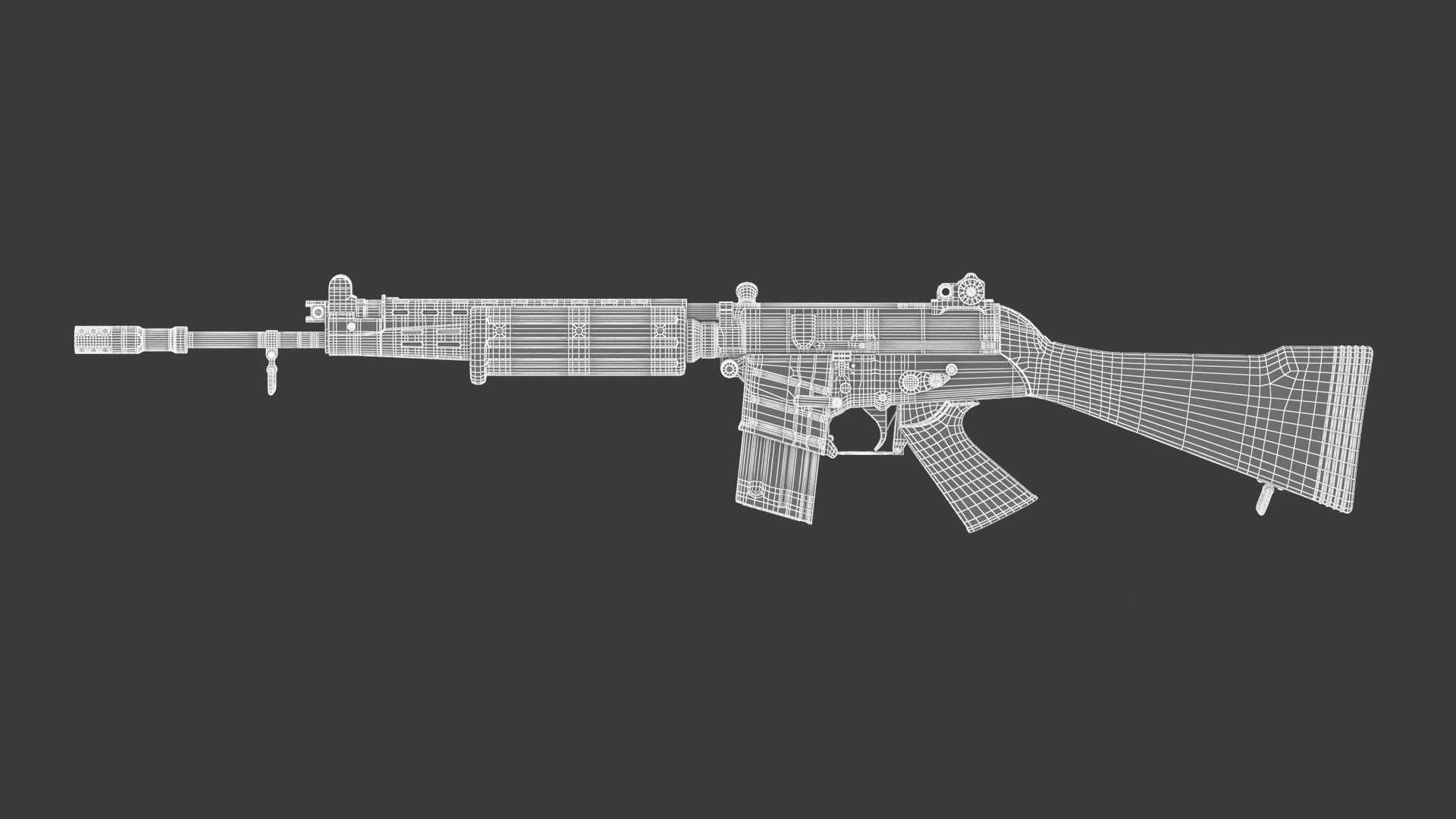 FN CAL Model - TurboSquid 1754636