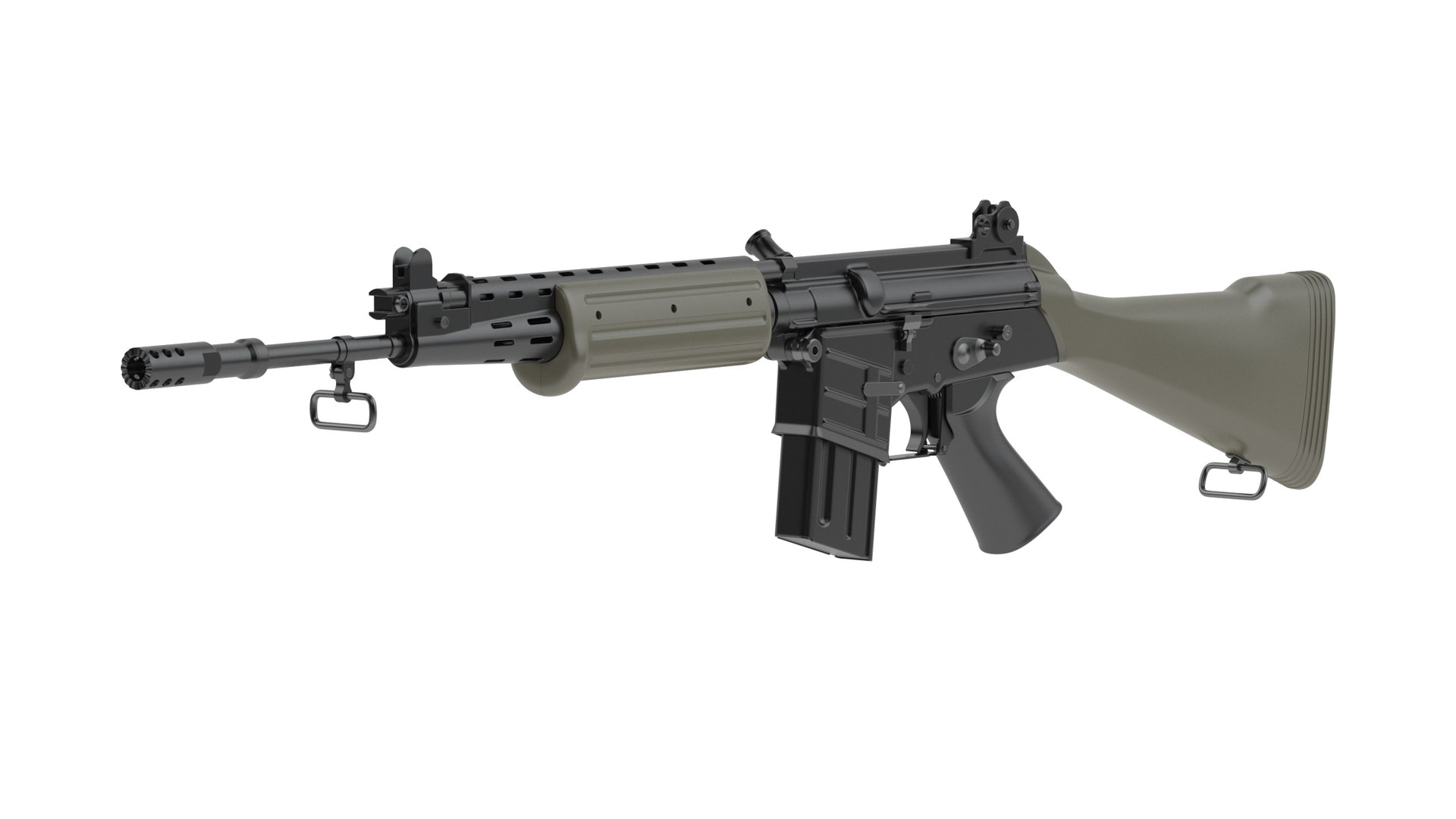 FN CAL Model - TurboSquid 1754636