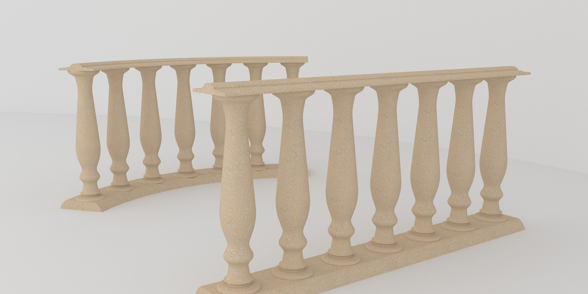 Balustrade 3D Model - TurboSquid 1968868