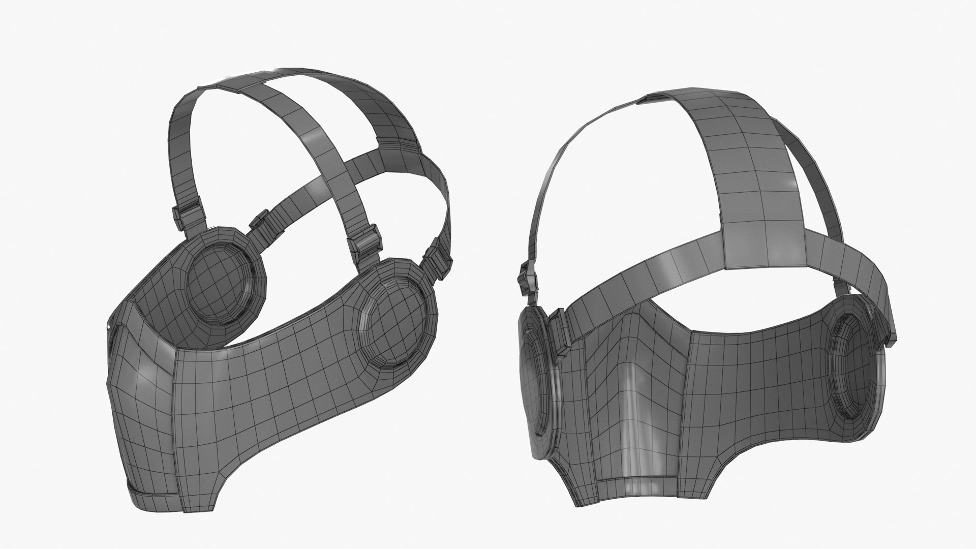 Tactical Ear Protection Mask 3D - TurboSquid 2130744