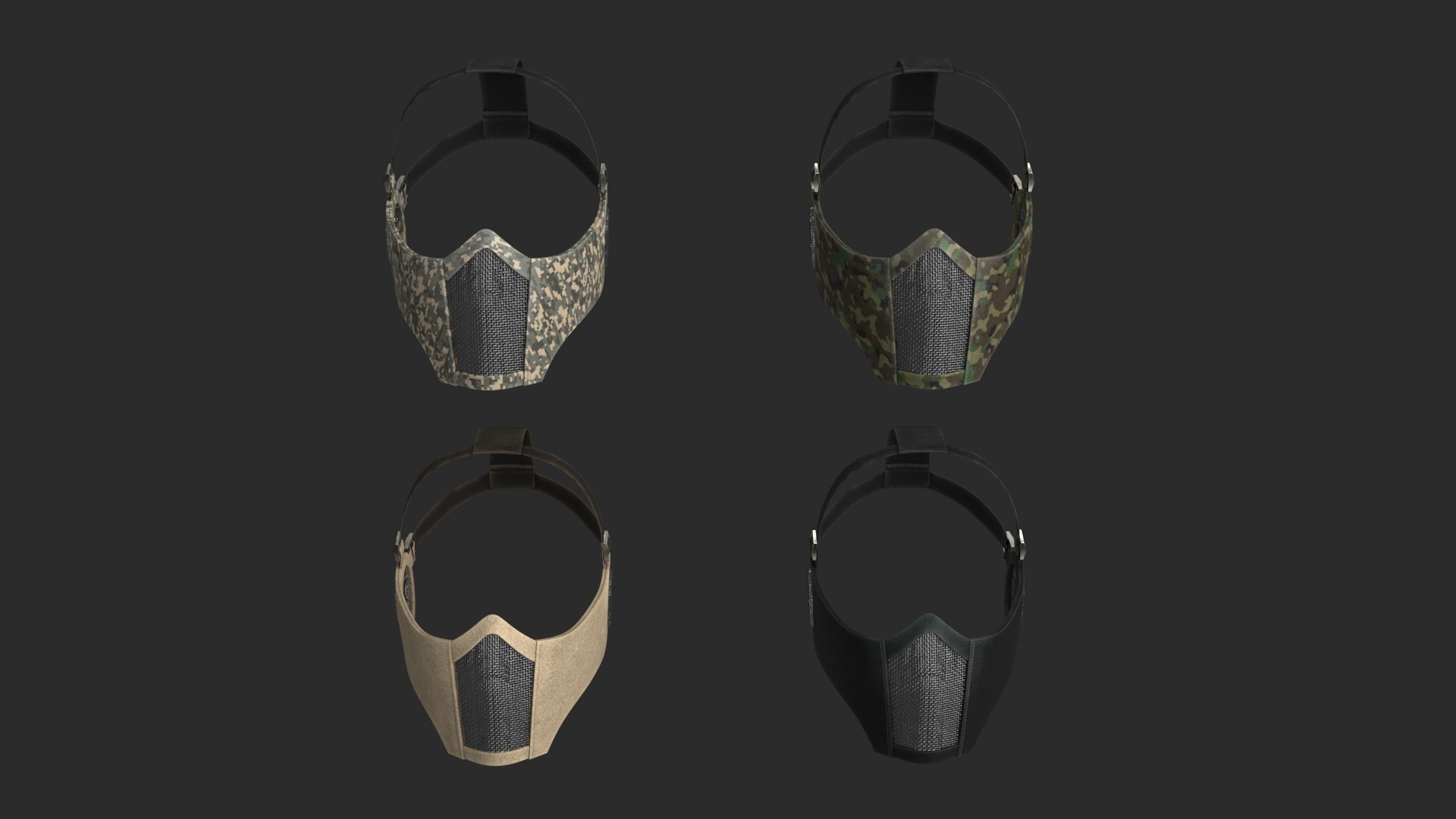 Tactical Ear Protection Mask 3D - TurboSquid 2130744