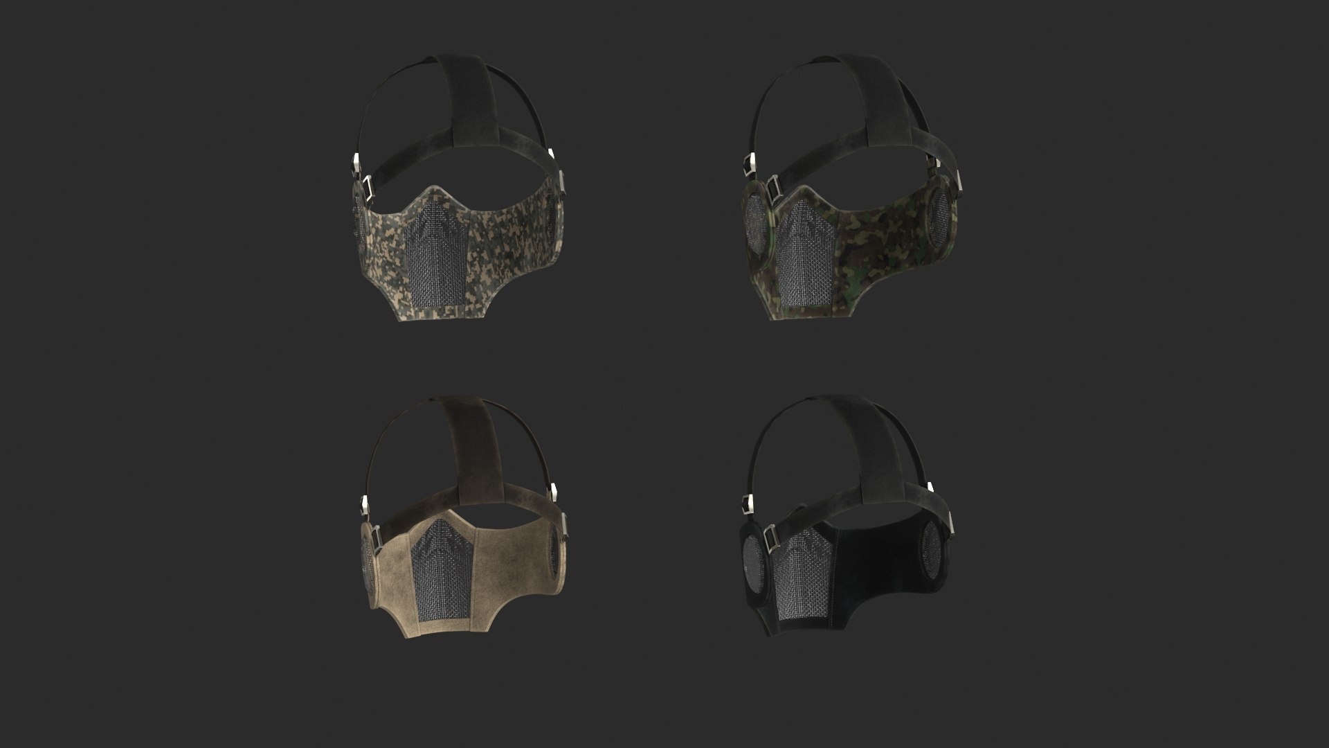 Tactical Ear Protection Mask 3D - TurboSquid 2130744