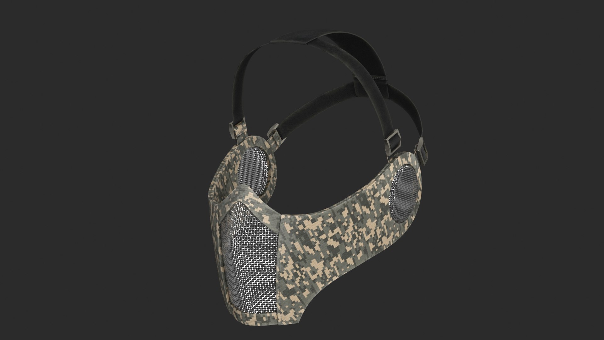 Tactical Ear Protection Mask 3D - TurboSquid 2130744
