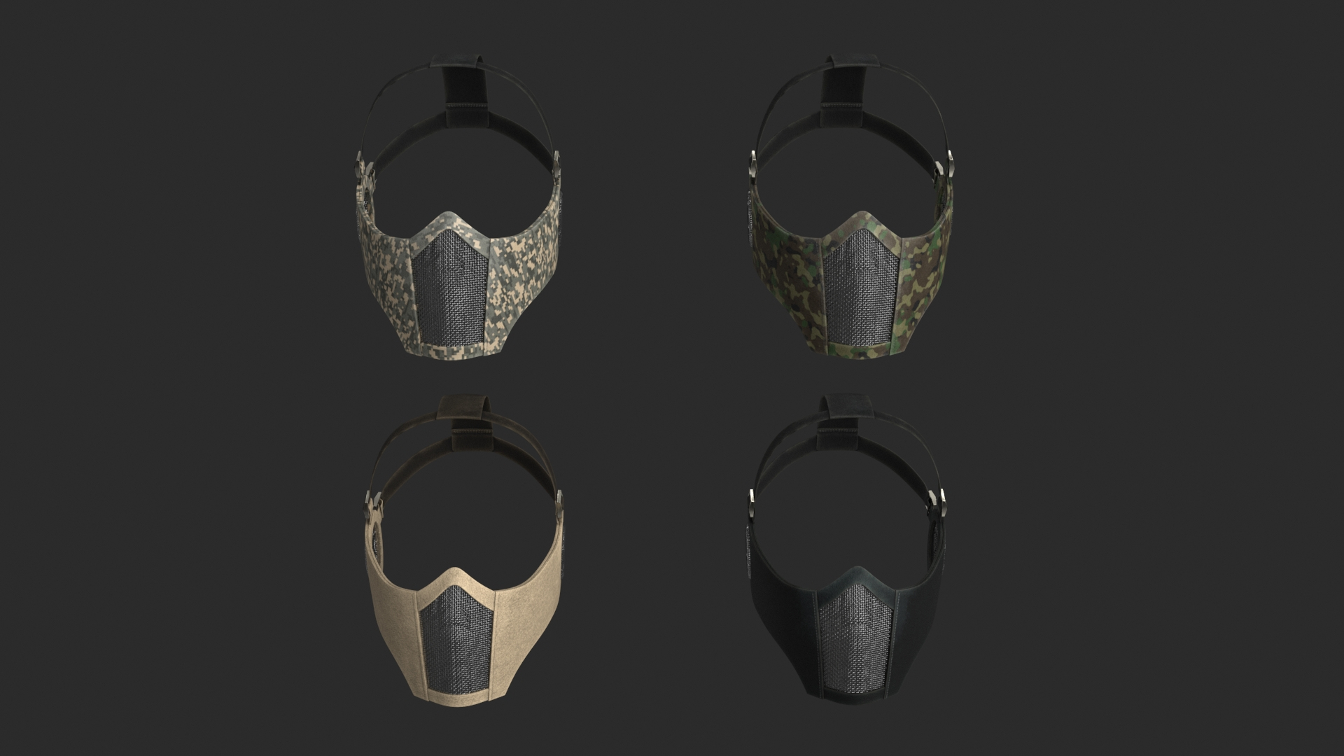 Tactical Ear Protection Mask 3D - TurboSquid 2130744