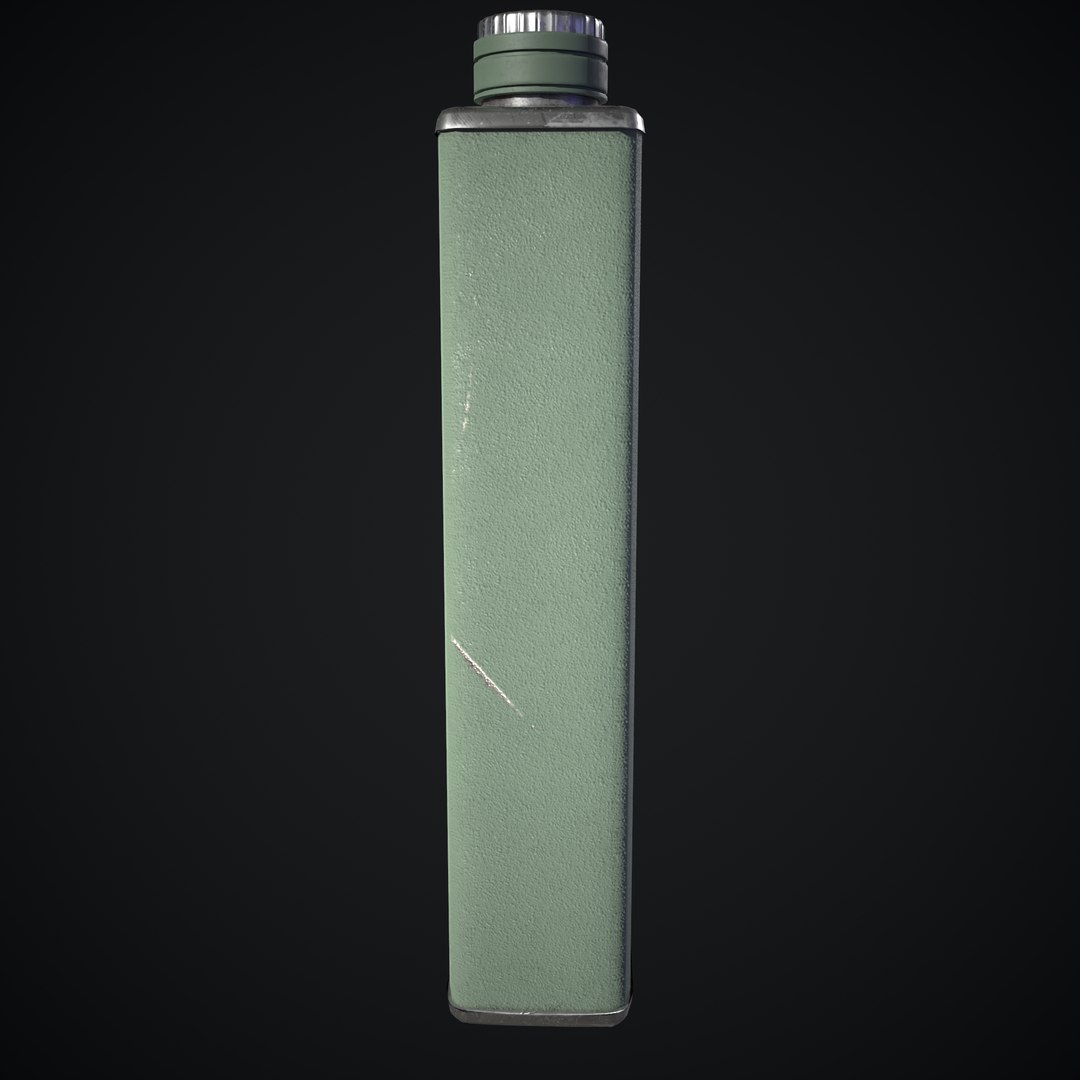 3D Model Army Flask V2 - TurboSquid 1736041