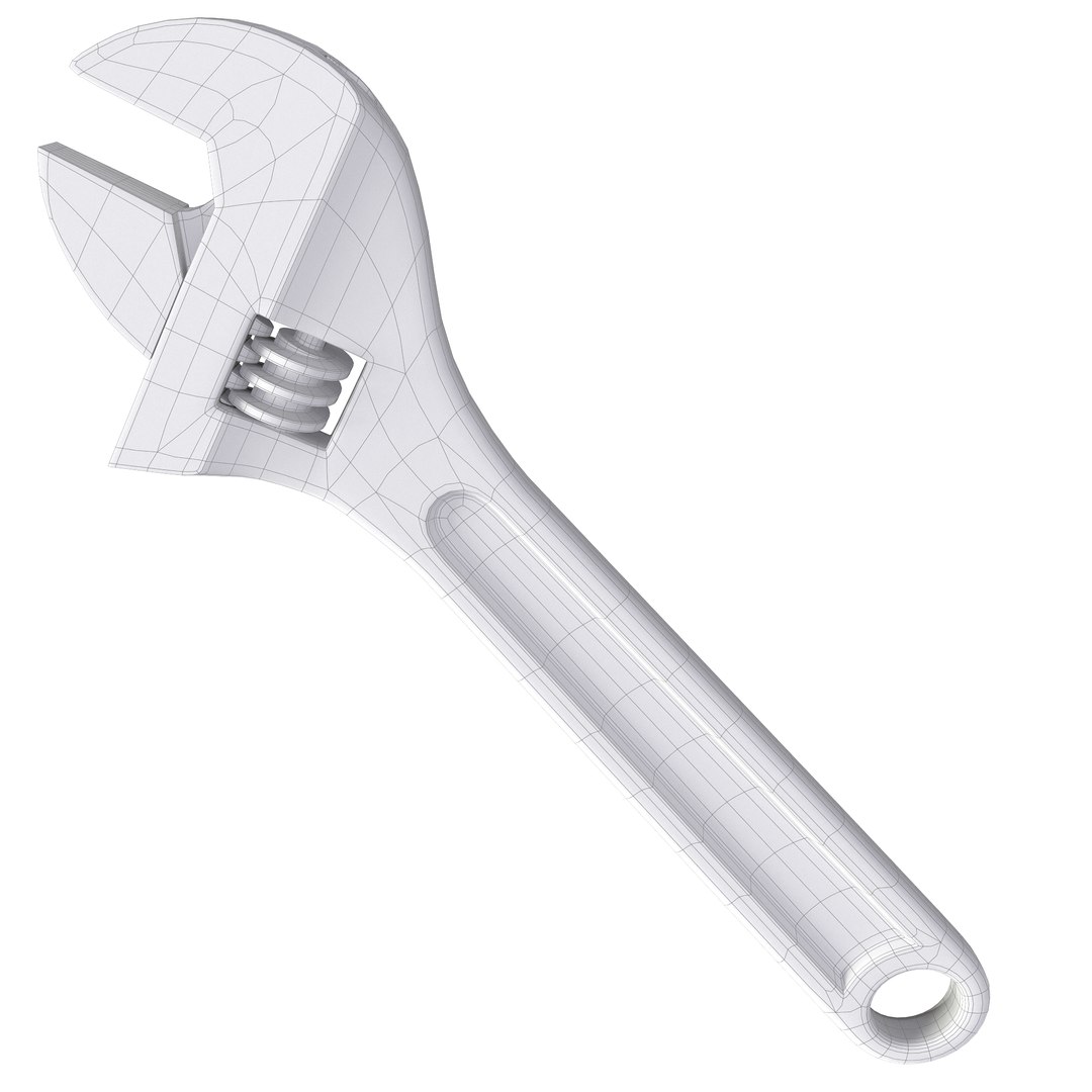 3D Wrench - TurboSquid 2025844