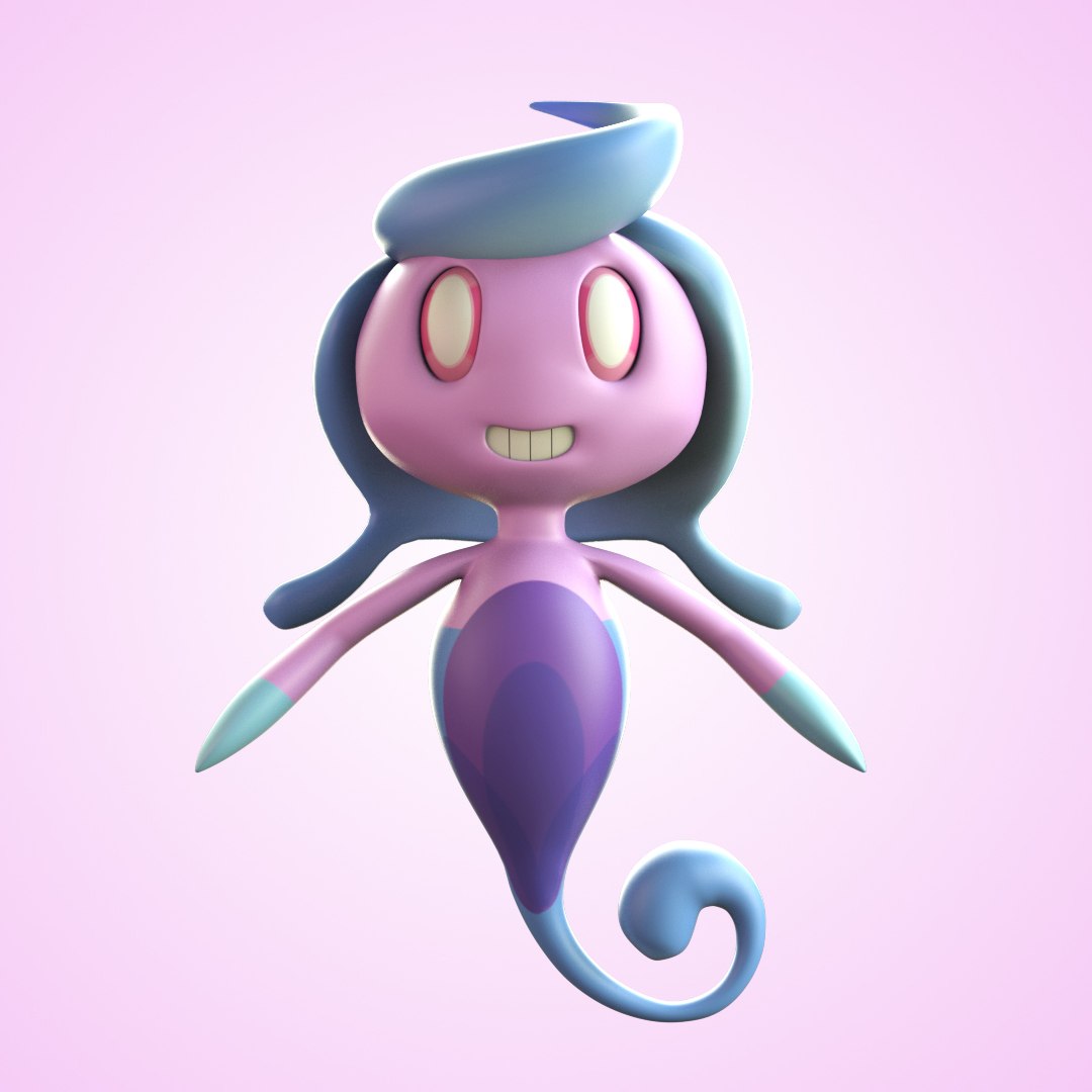 3D Little Cute Ghost - TurboSquid 2019823