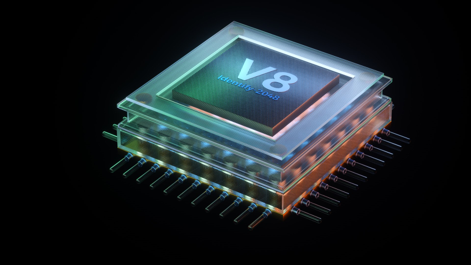 Electron CPU Technology Chip Microchip Module 3D Model - TurboSquid 2139149