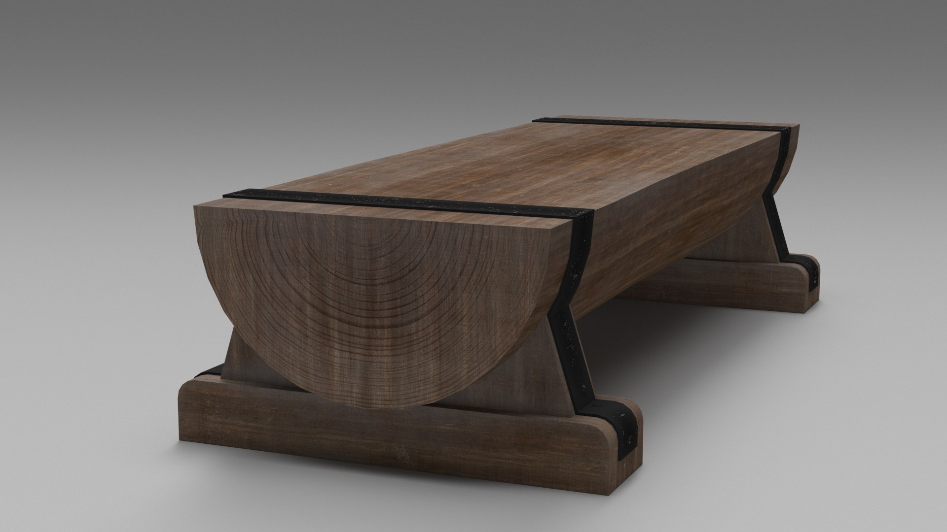 Table Log 3D Model - TurboSquid 1900663