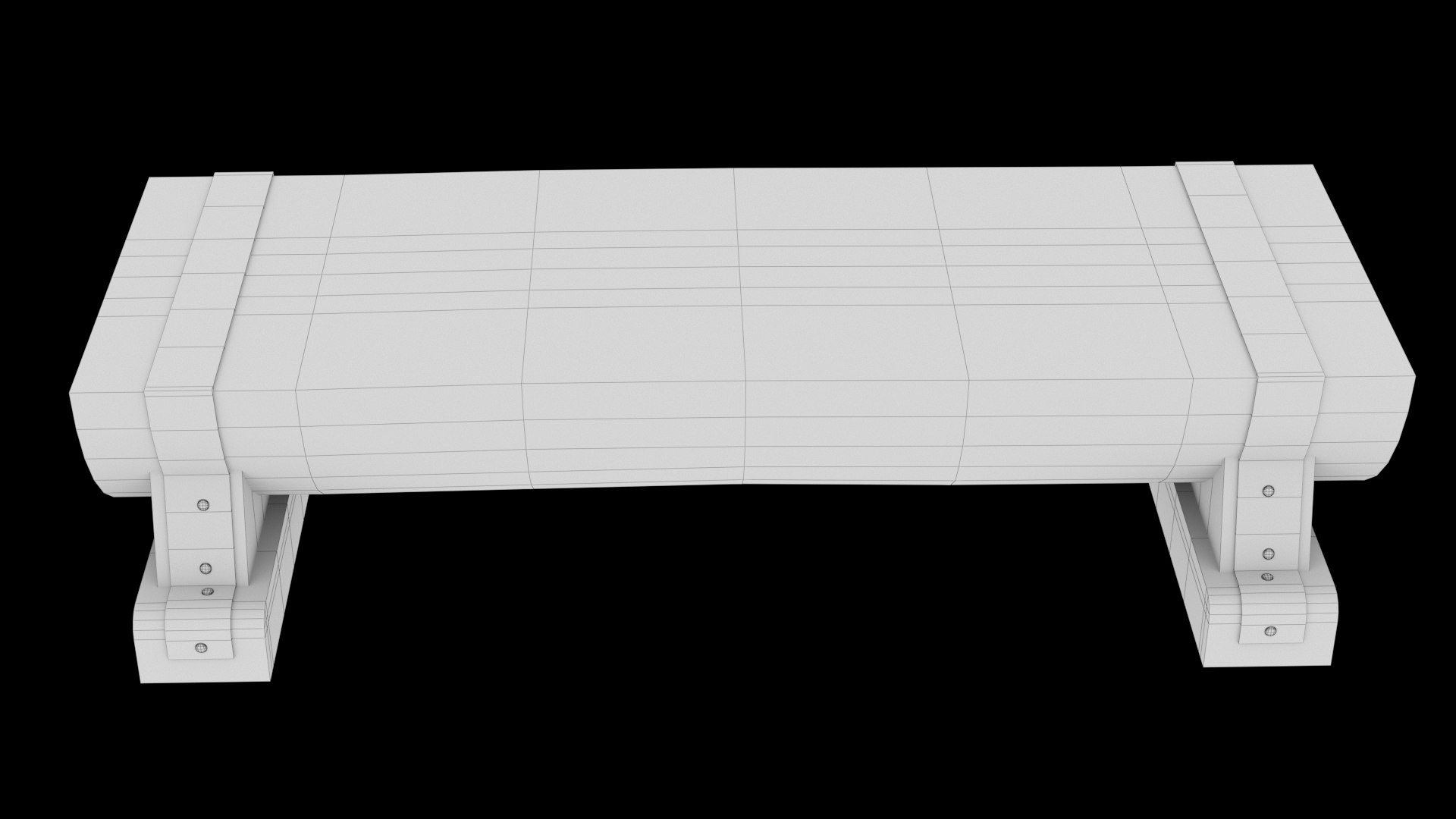 Table Log 3D Model - TurboSquid 1900663