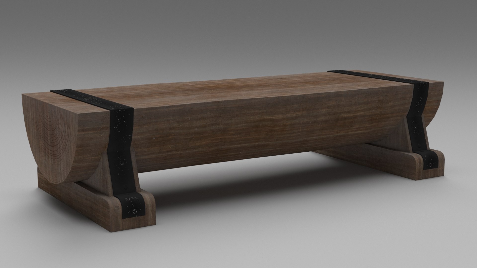Table Log 3D Model - TurboSquid 1900663