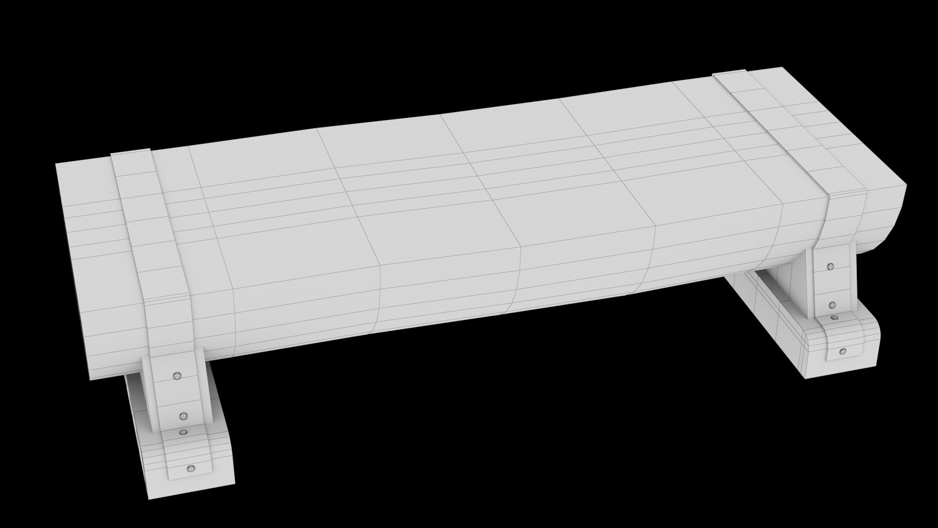 Table Log 3D Model - TurboSquid 1900663