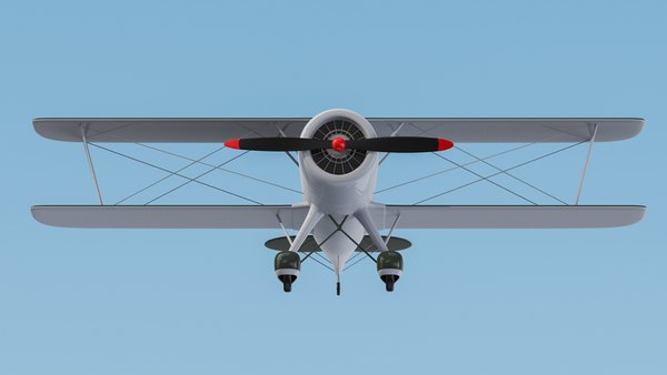 British Royal Navy Biplane 3D model - TurboSquid 1829337