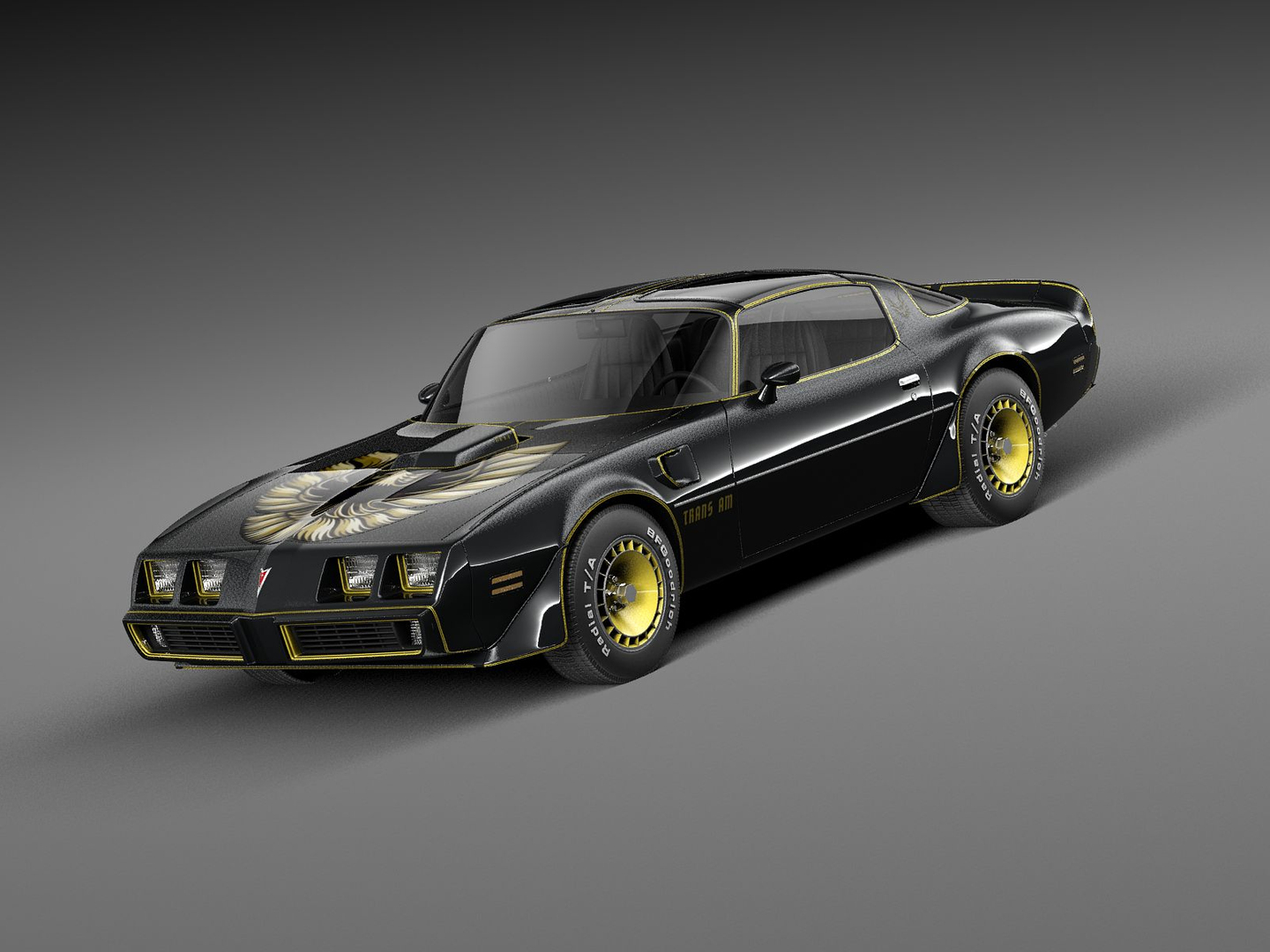 Pontiac Firebird Trans Bandit 3ds