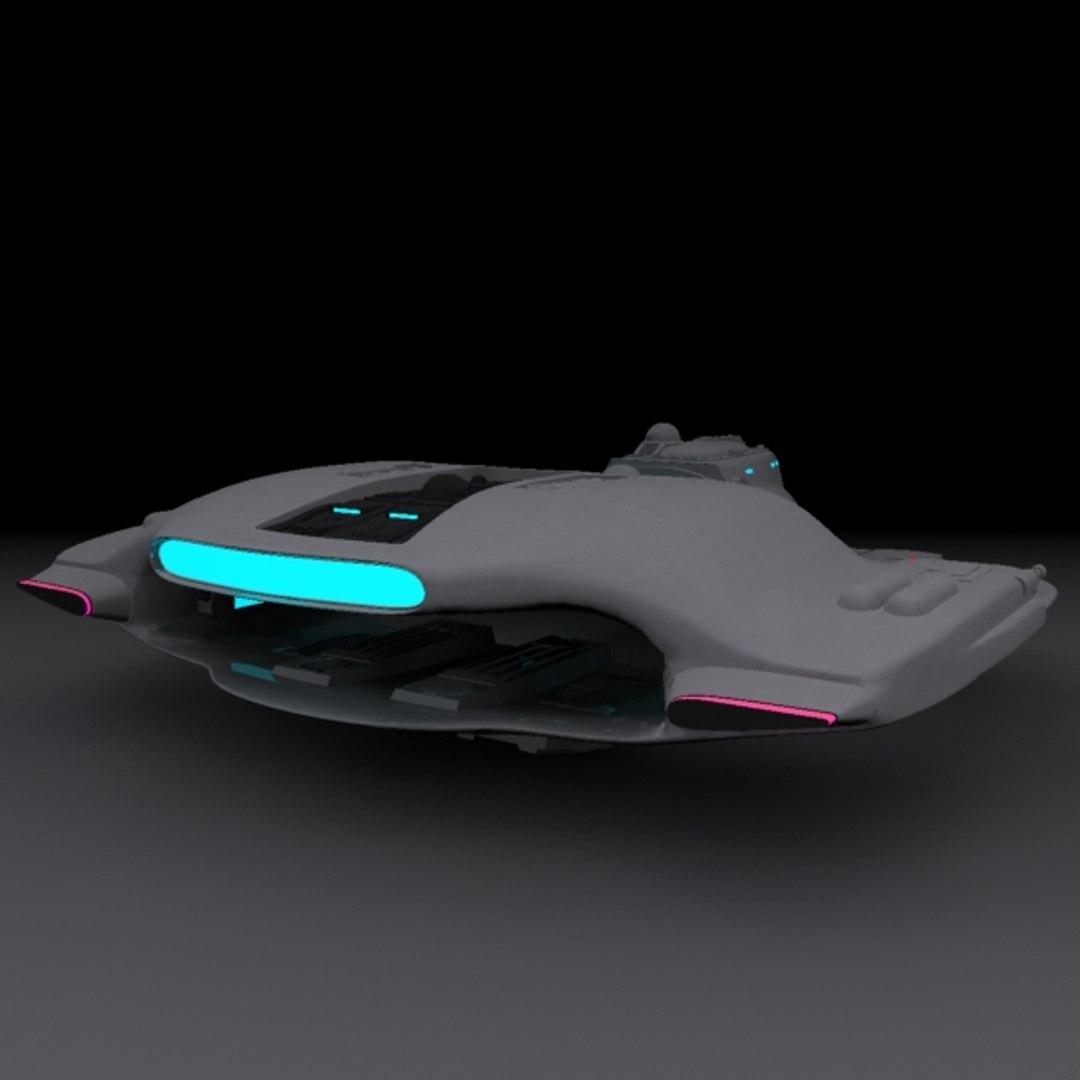 Starship Star Ship 3d Model
