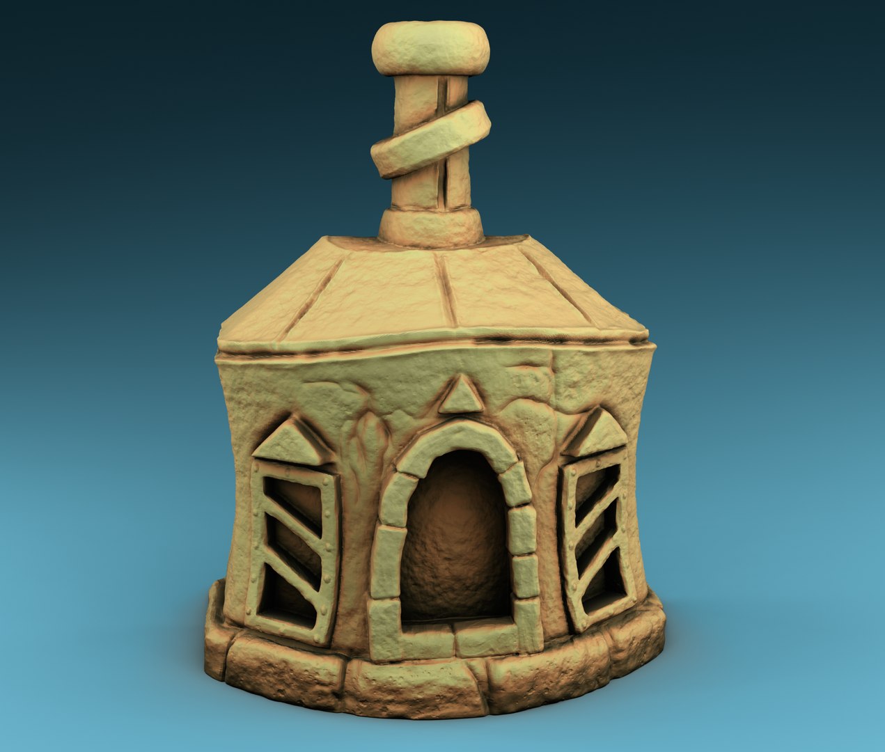 Stylized Decor Of Middle Ages Set Part 2 3D Model - TurboSquid 1950194
