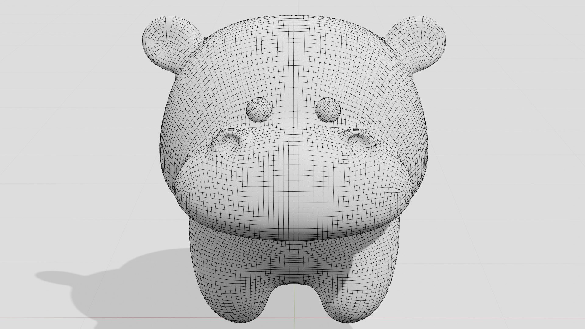 Cute Little Hippo 3D Model - TurboSquid 2096477