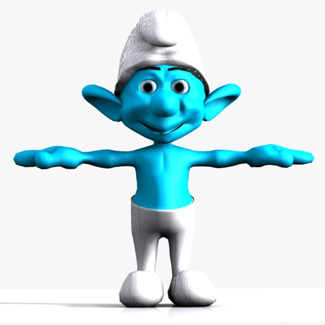 3d smurf model