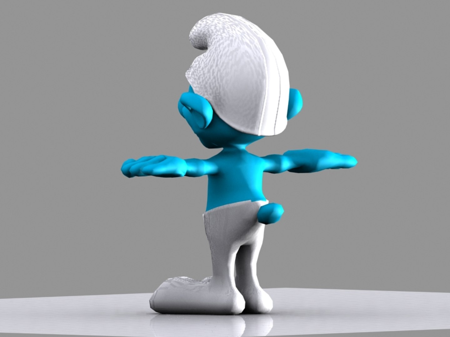 3d smurf model