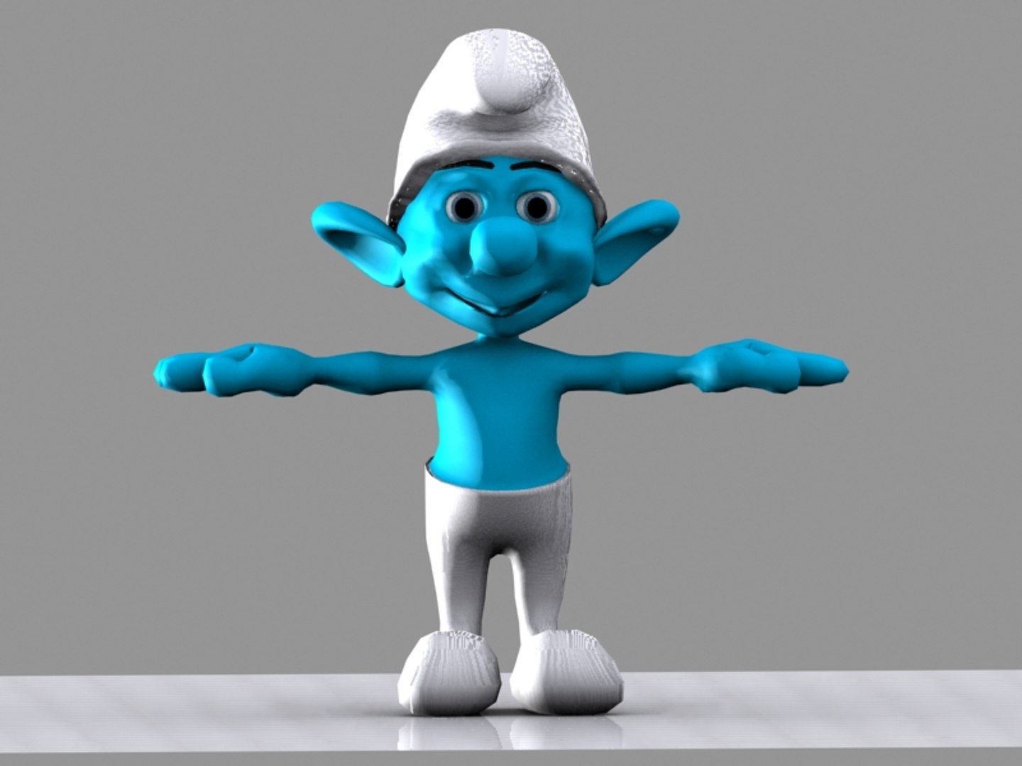 3d smurf model