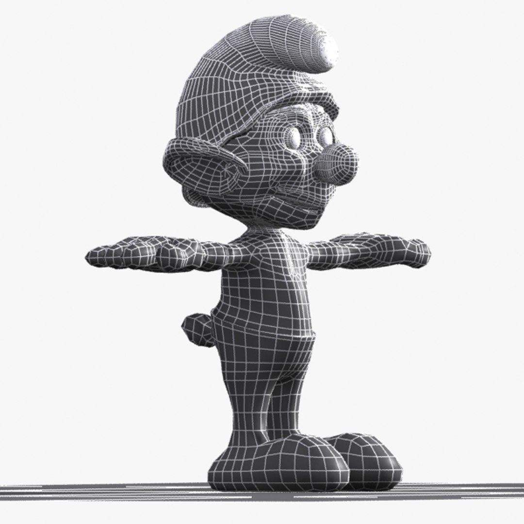 3d smurf model