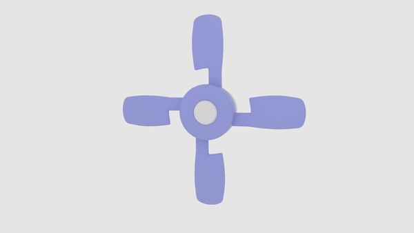 3d model fanfan motor