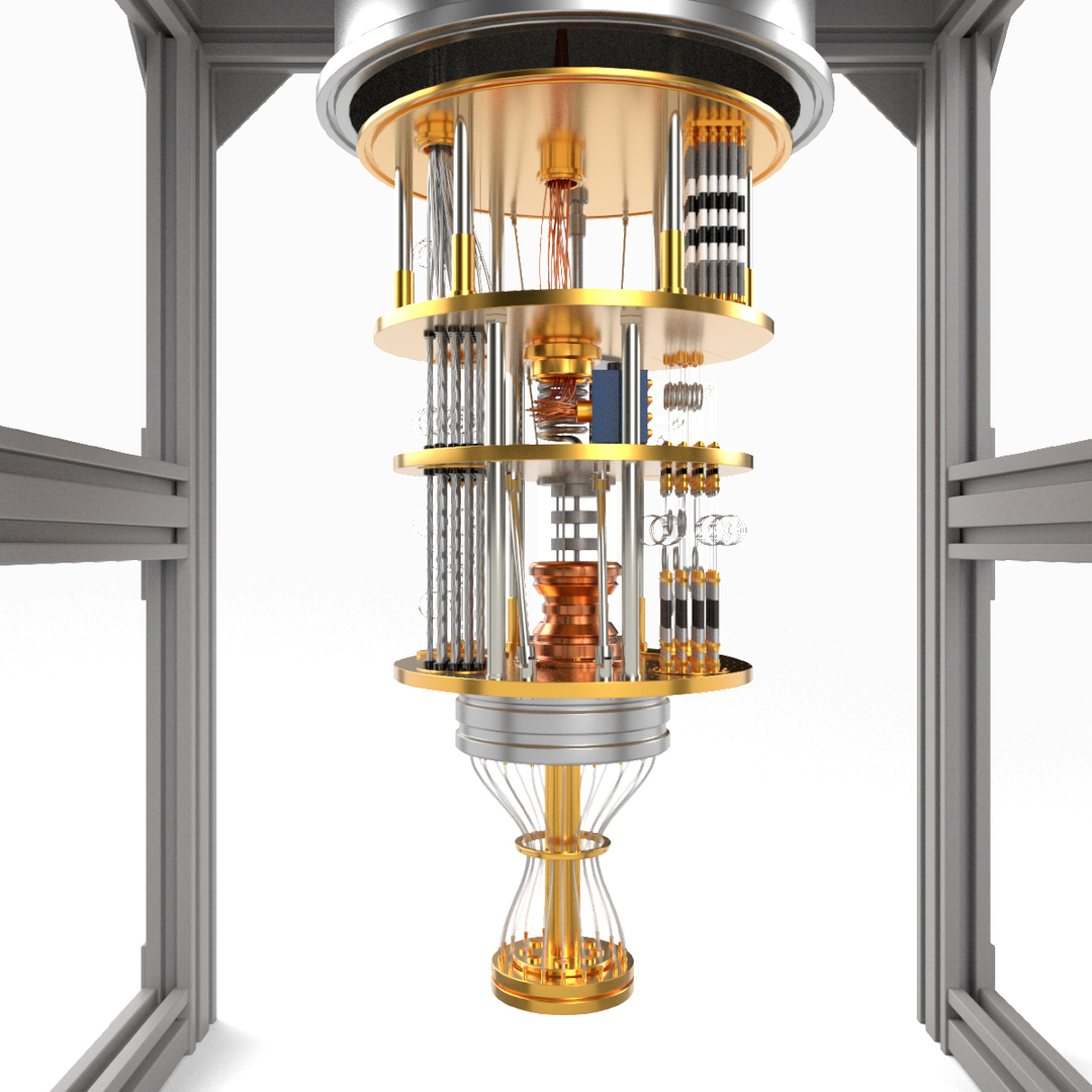 Quantum processor 3D model - TurboSquid 1572730