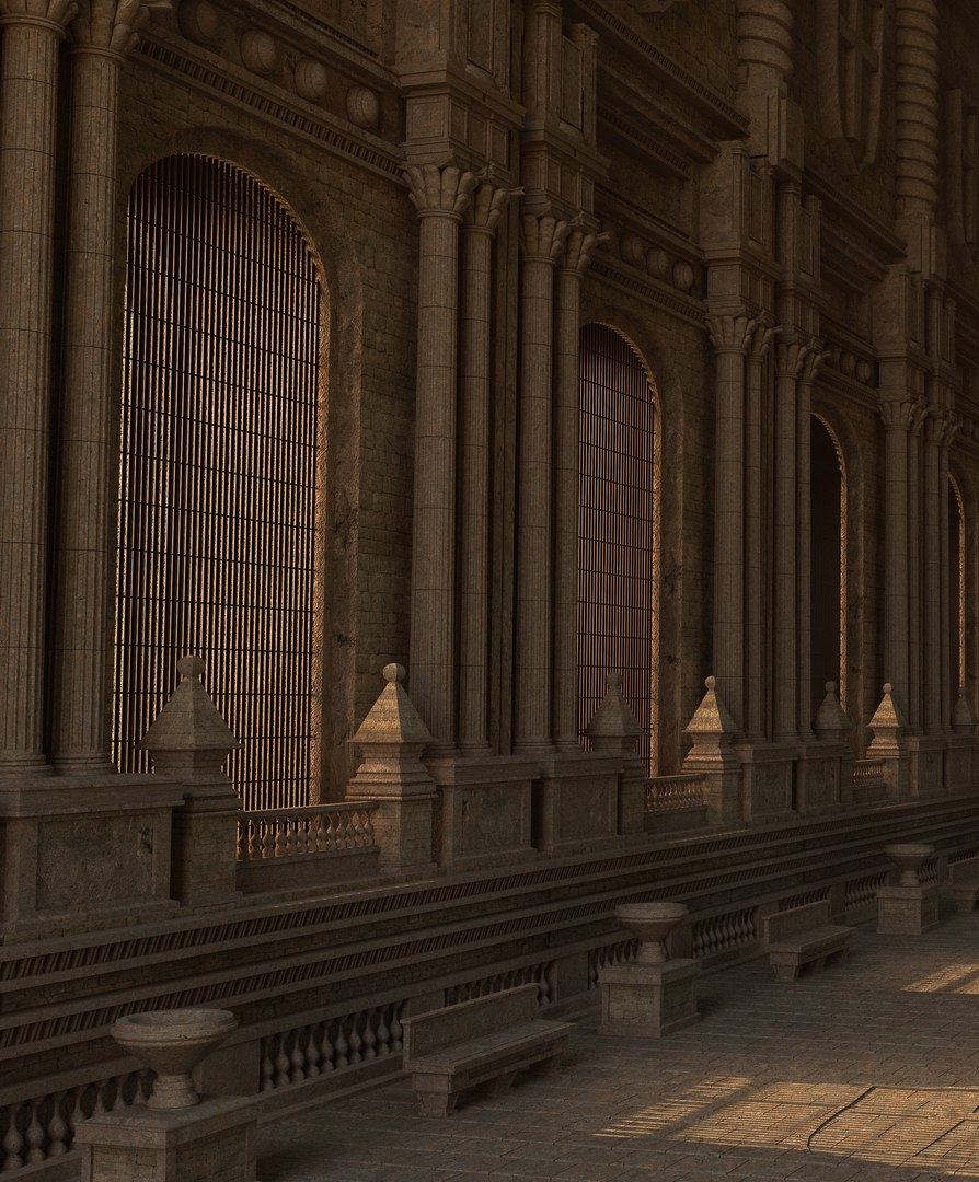 Fantasy Inside Castle Environment 3D Model - TurboSquid 1774206