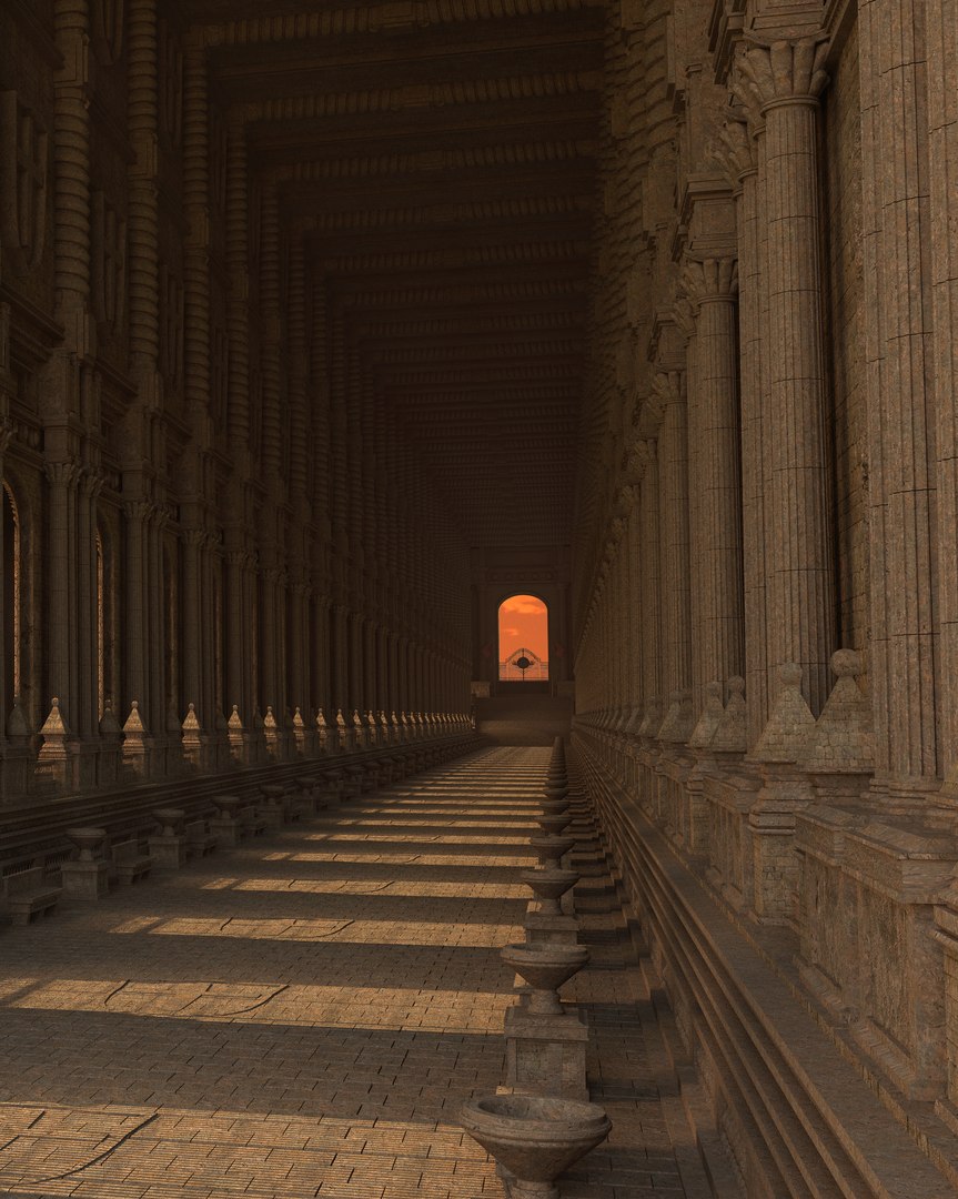 Fantasy Inside Castle Environment 3D Model - TurboSquid 1774206