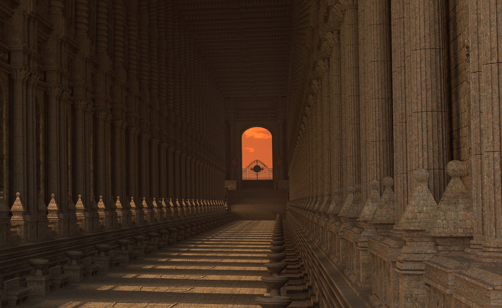 Fantasy Inside Castle Environment 3D Model - TurboSquid 1774206