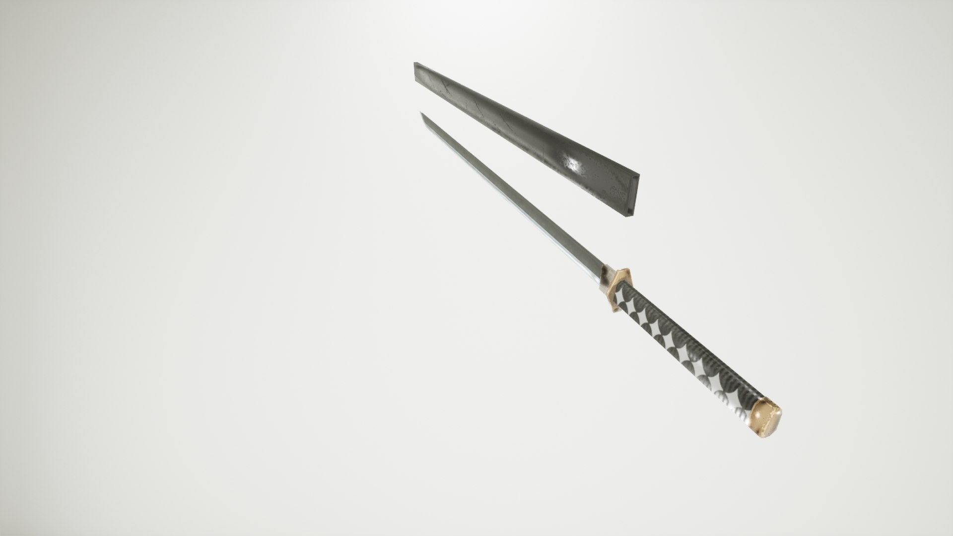 3D Classic Katana - Game Ready - Low Poly - TurboSquid 1996420