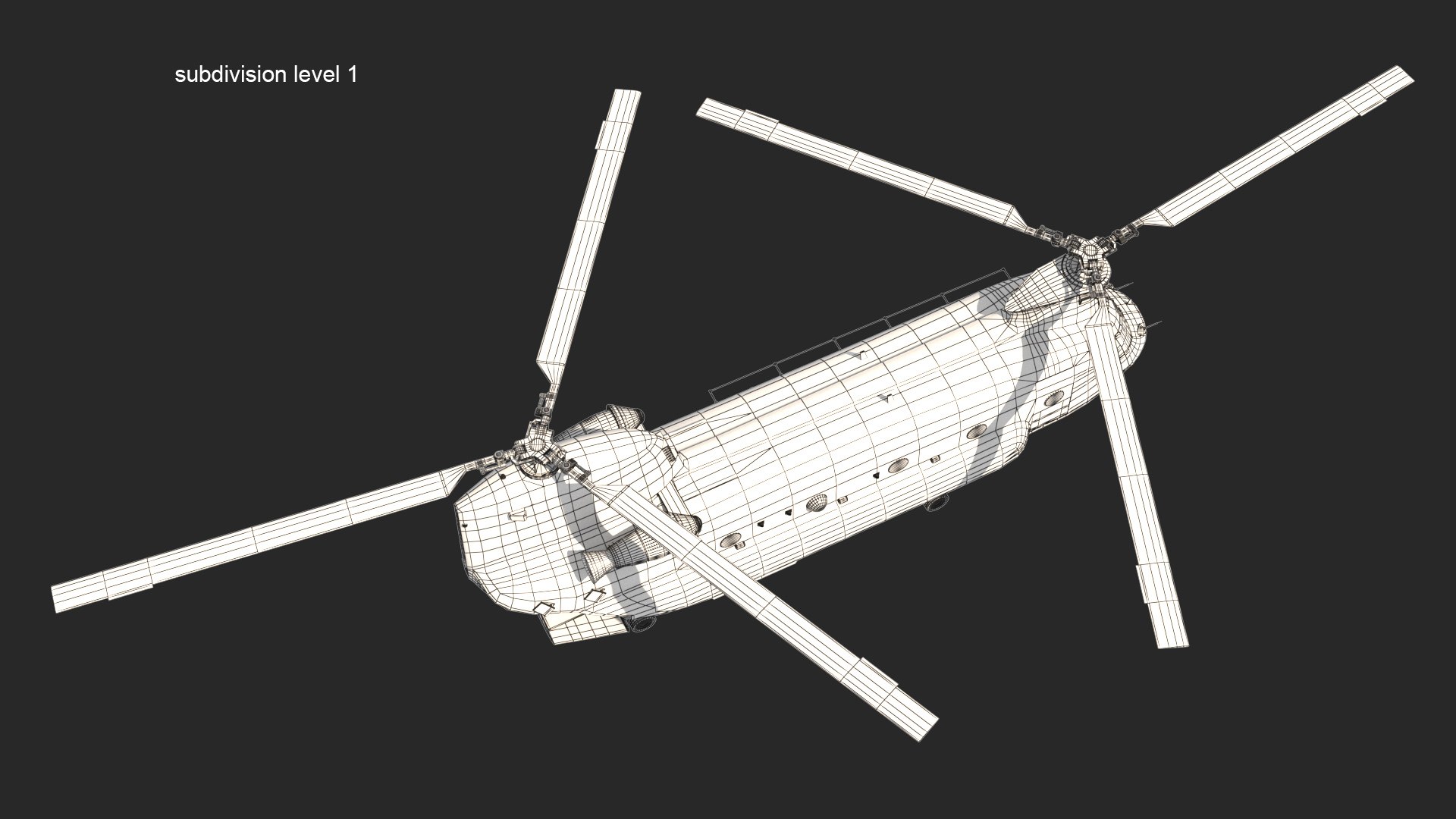 3D ch-47 chinook helicopter army model - TurboSquid 1699584
