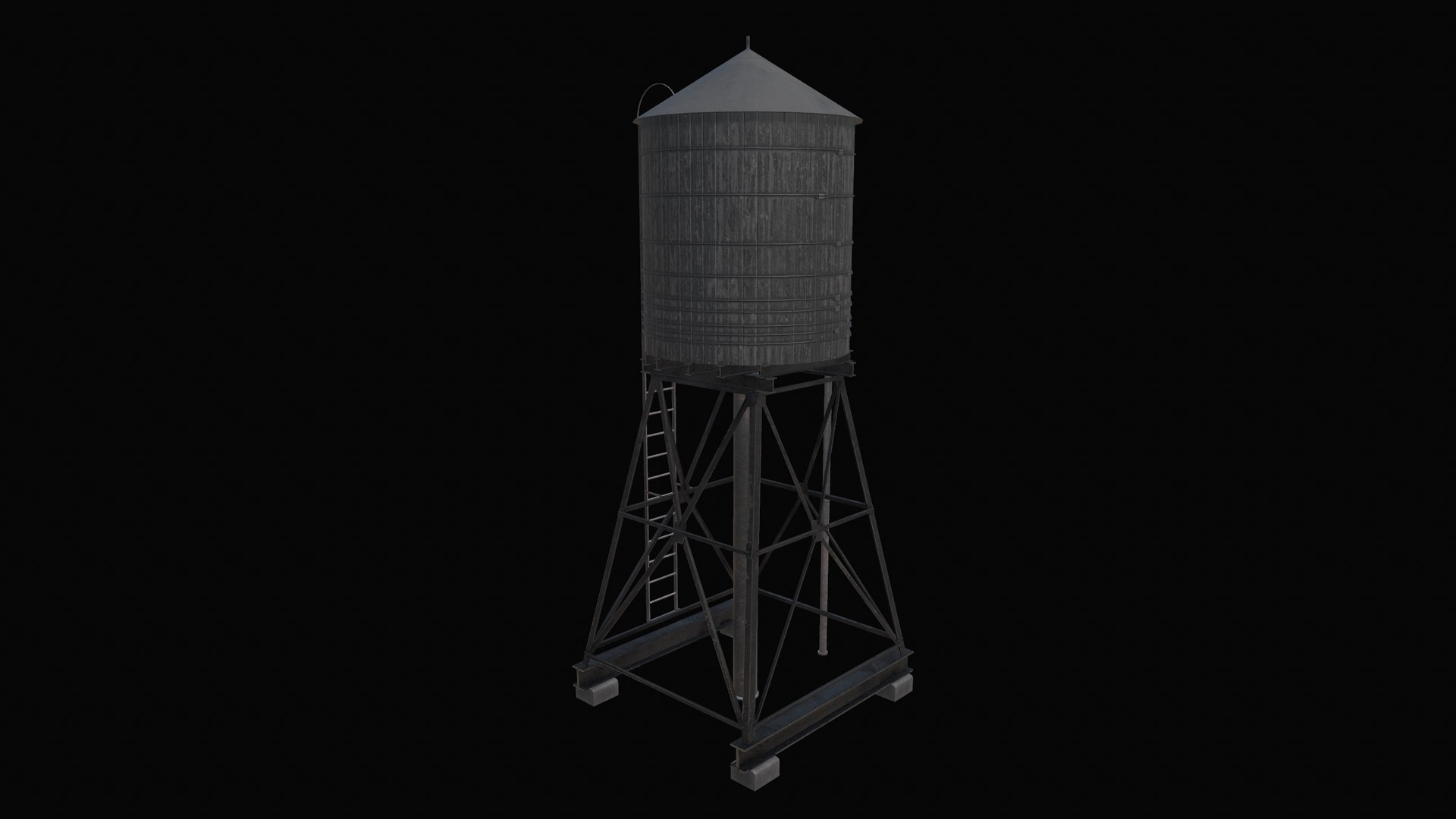 Water Tank 3D Model - TurboSquid 1845767