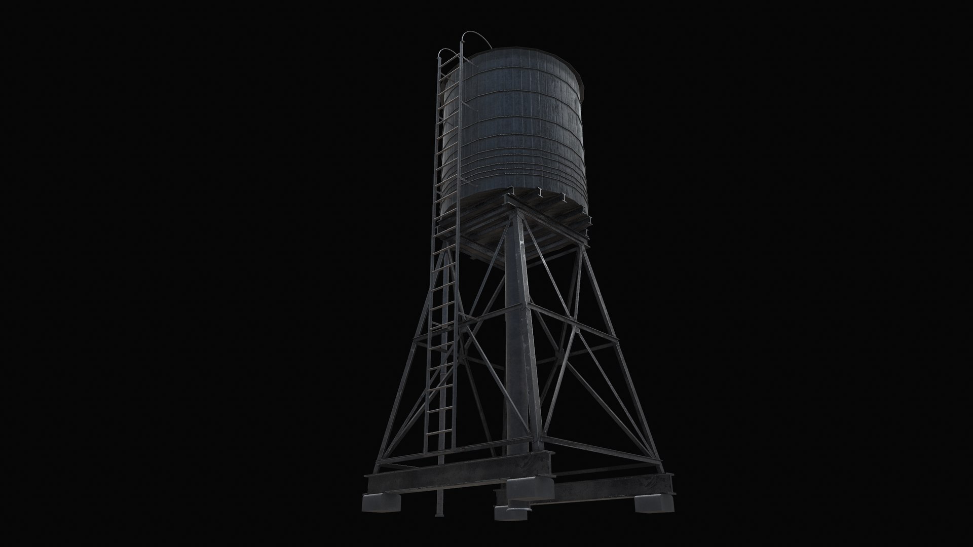Water Tank 3D Model - TurboSquid 1845767