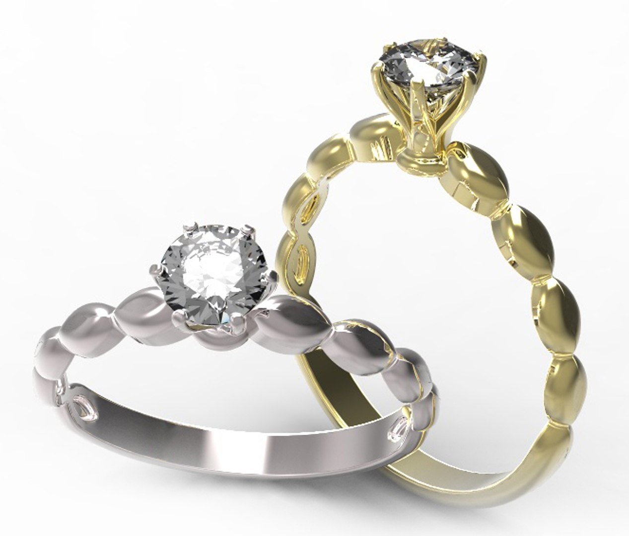 3d Model Gold Ring