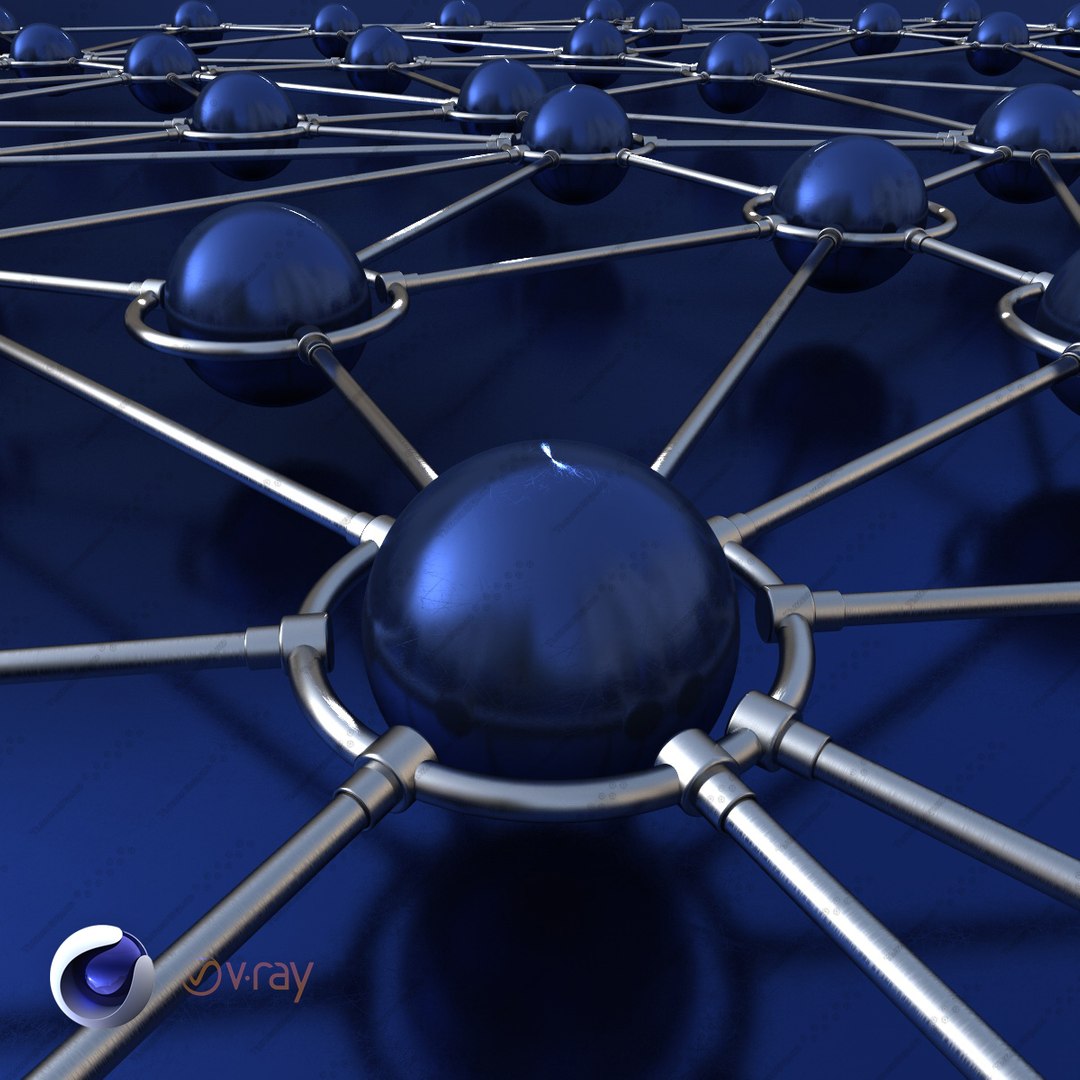 C4d Network Concept Net