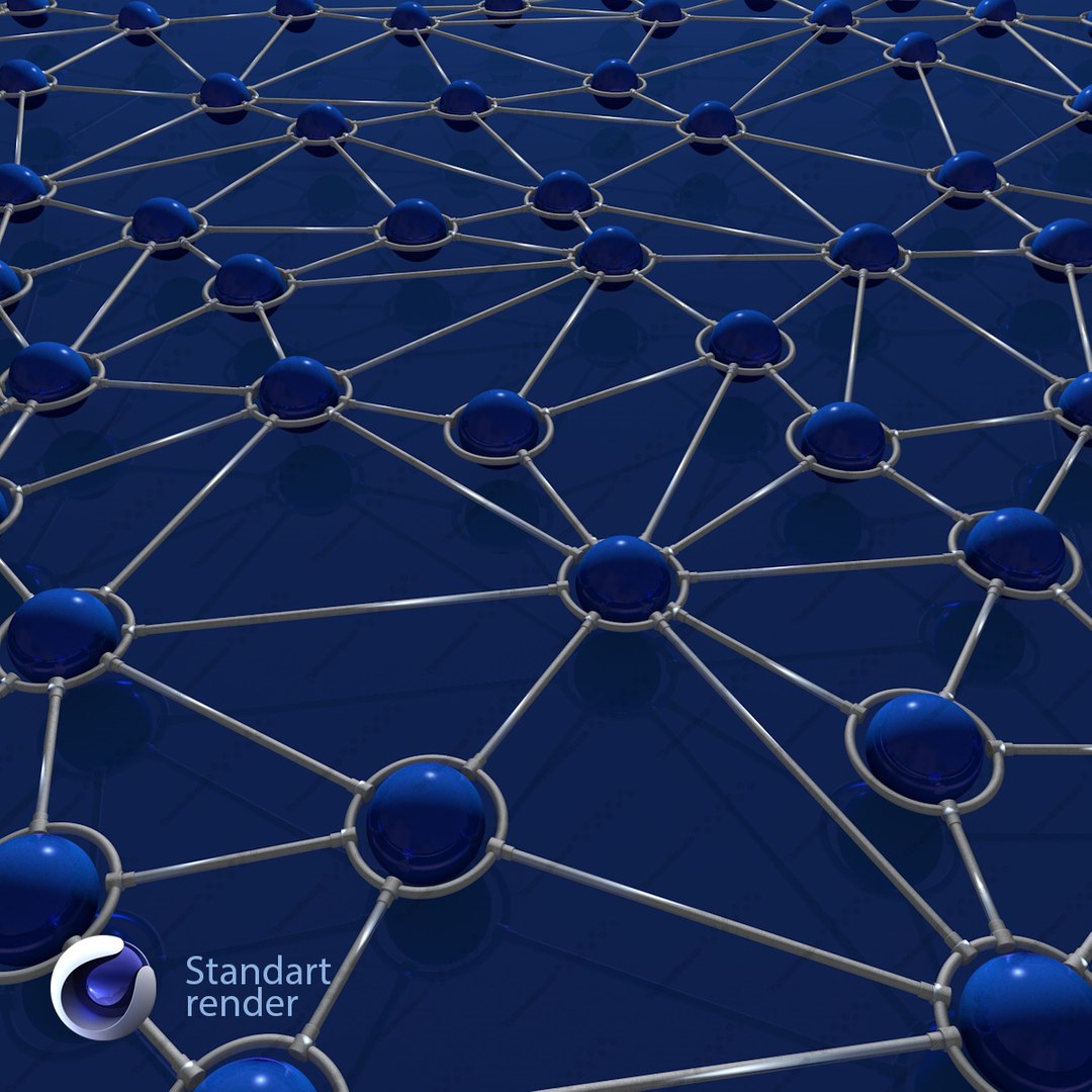 C4d Network Concept Net