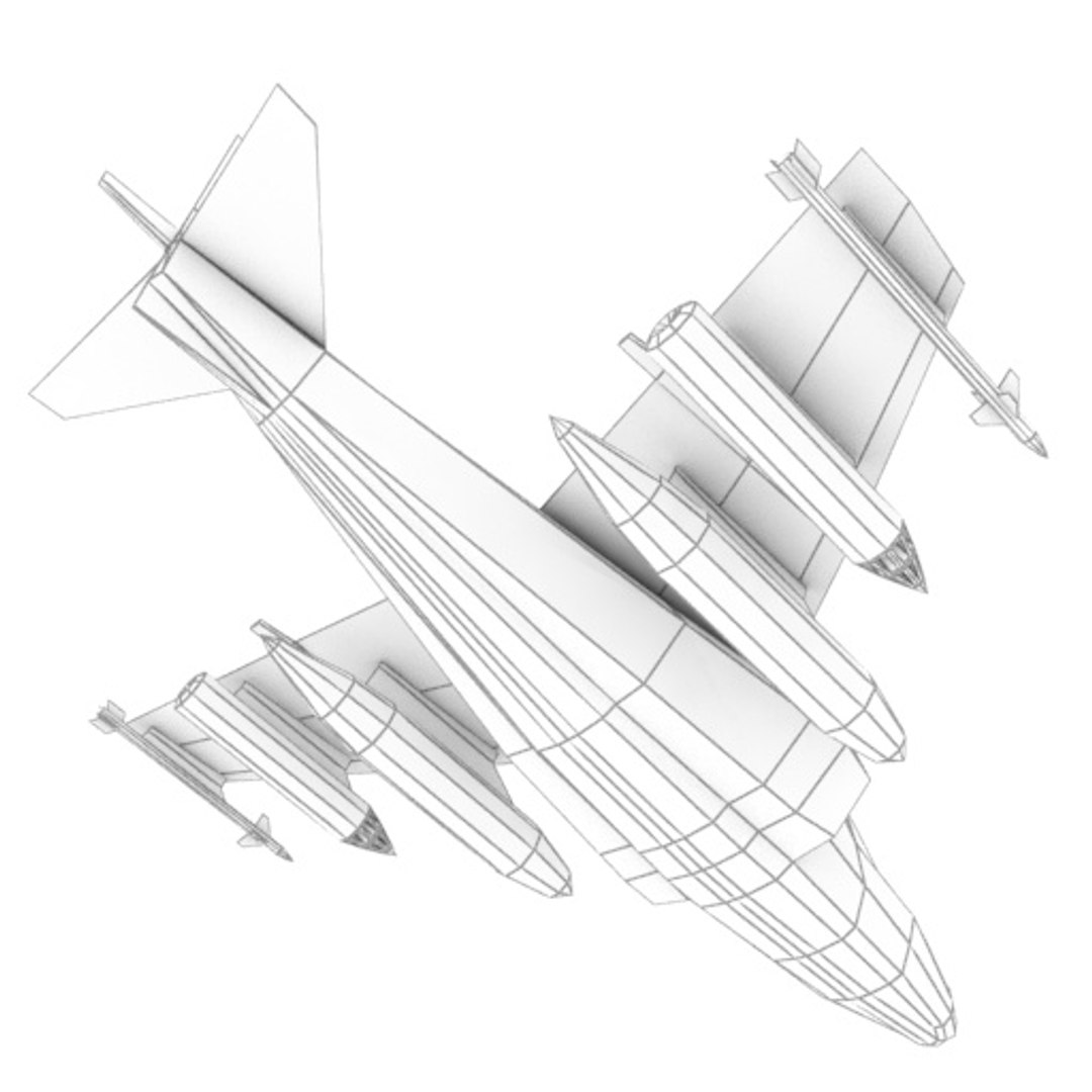 3D Harrier Jet - TurboSquid 1325464