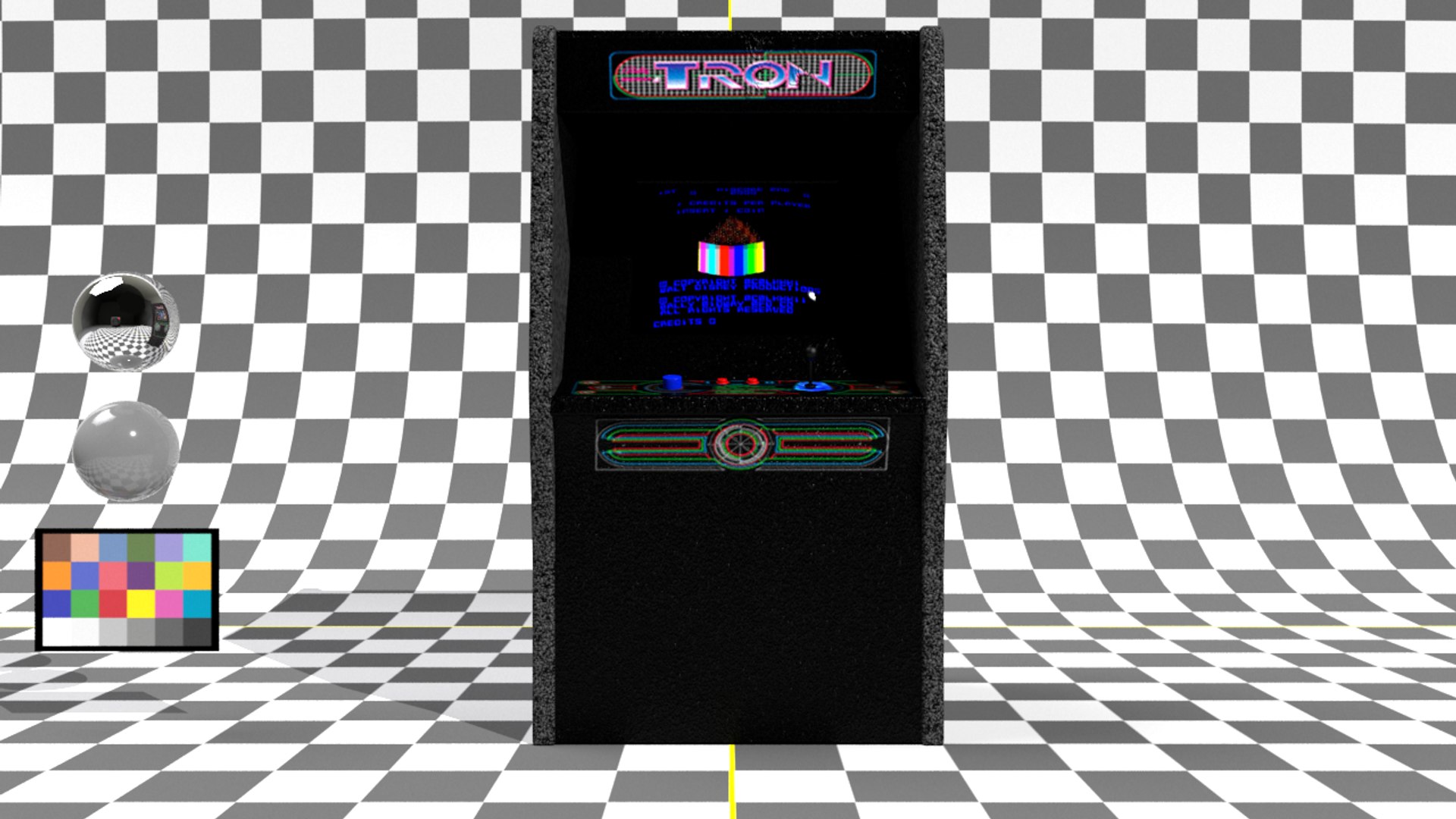 Tron Arcade Machine 3D Model - TurboSquid 1160285